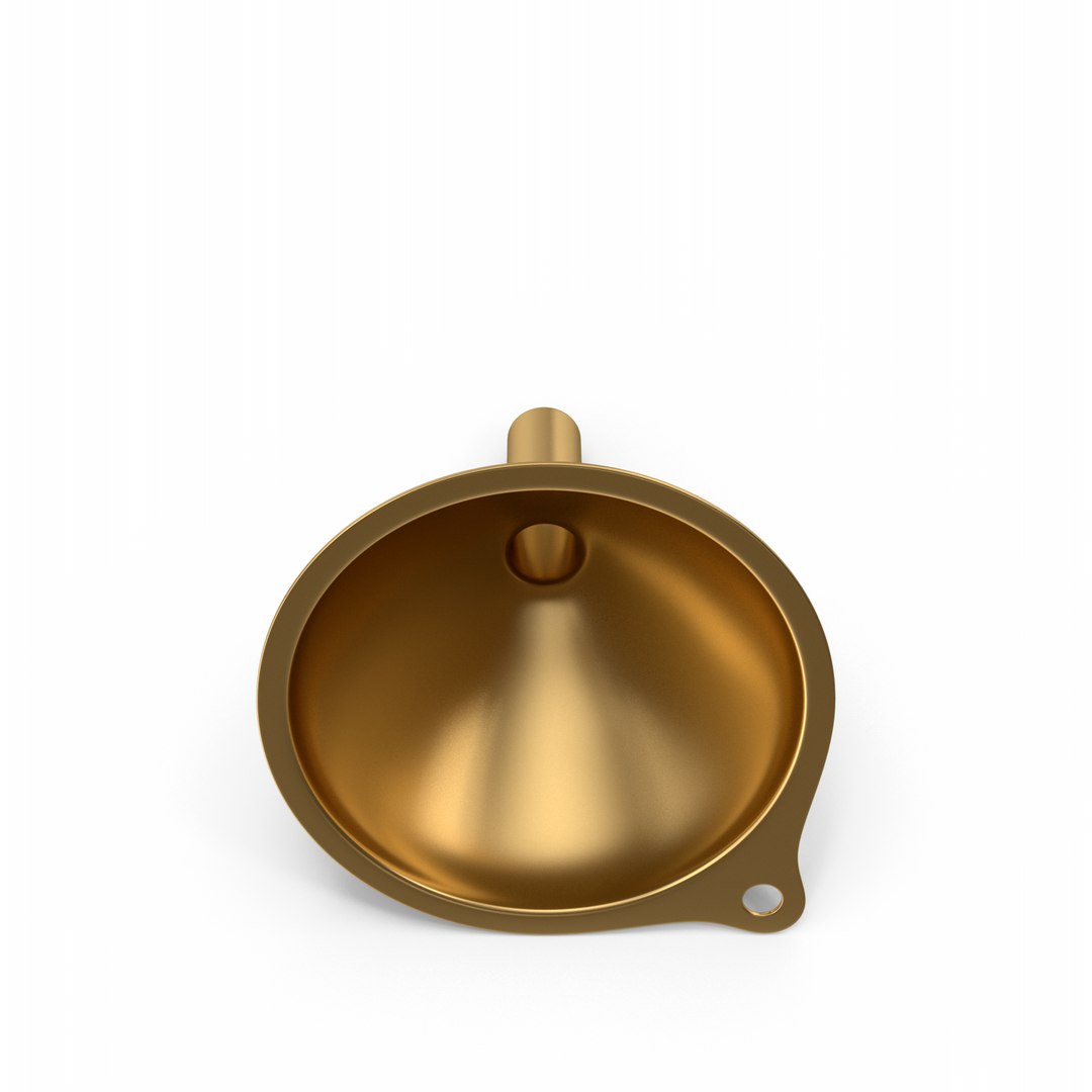 3D Model Gold Funnel - TurboSquid 1887255