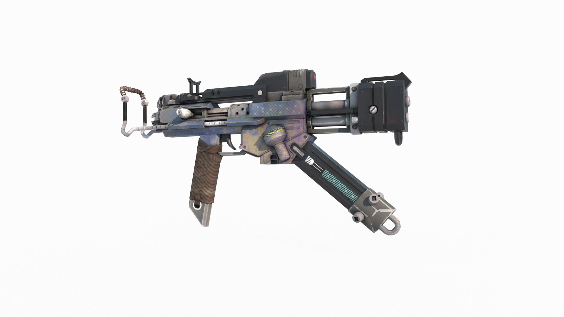 3D Future Sci-fi Style Submachine Gun Model - TurboSquid 2329669