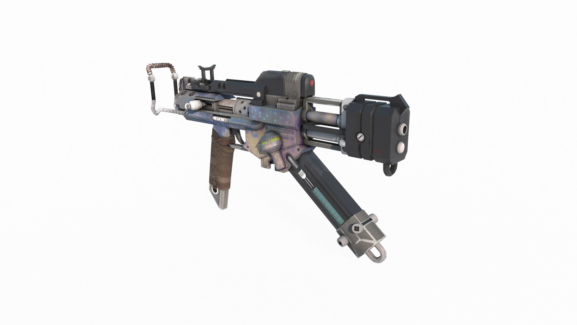 3D Future Sci-fi Style Submachine Gun Model - TurboSquid 2329669