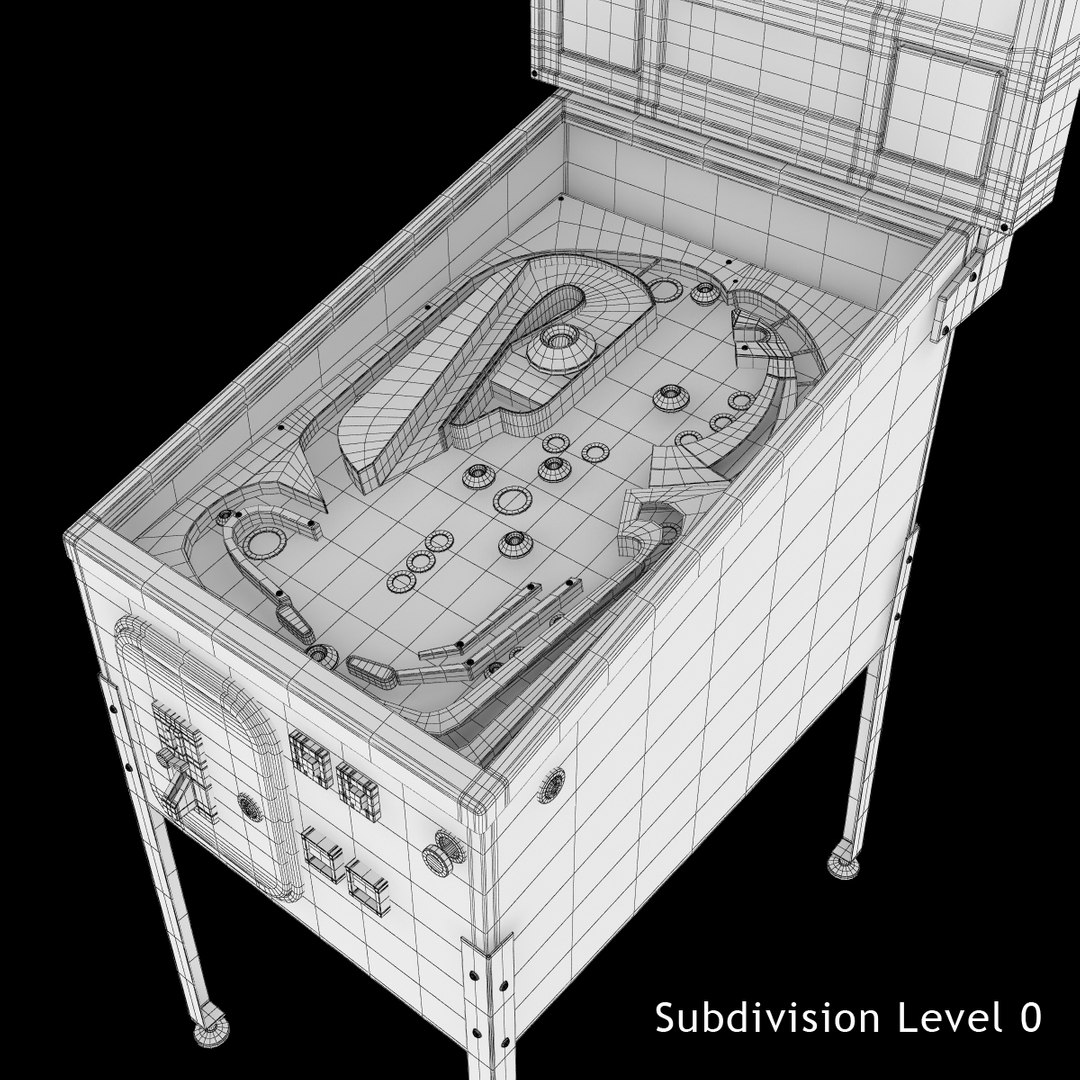 3d pinball arcade model