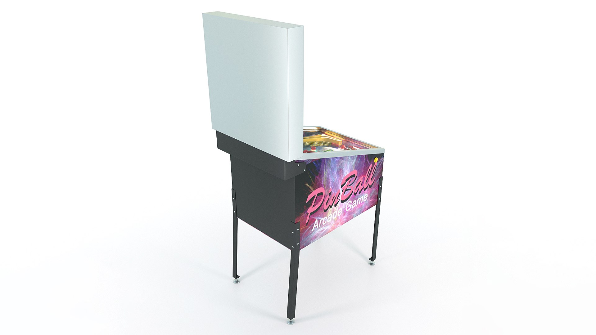 3d pinball arcade model