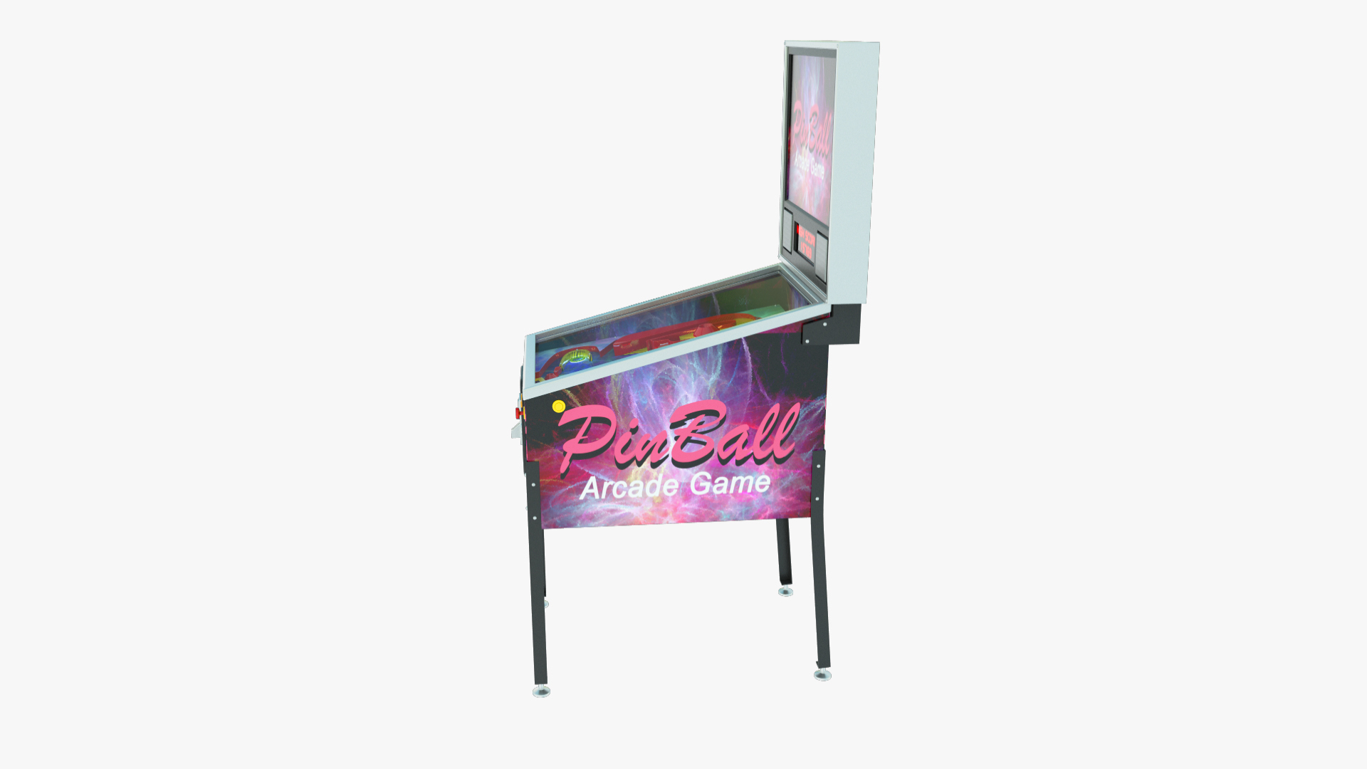 3d pinball arcade model