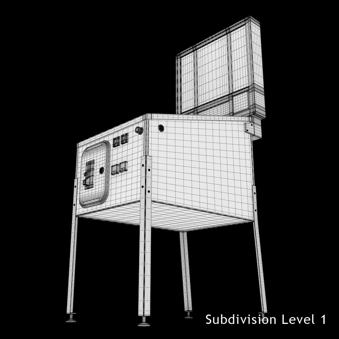 3d pinball arcade model