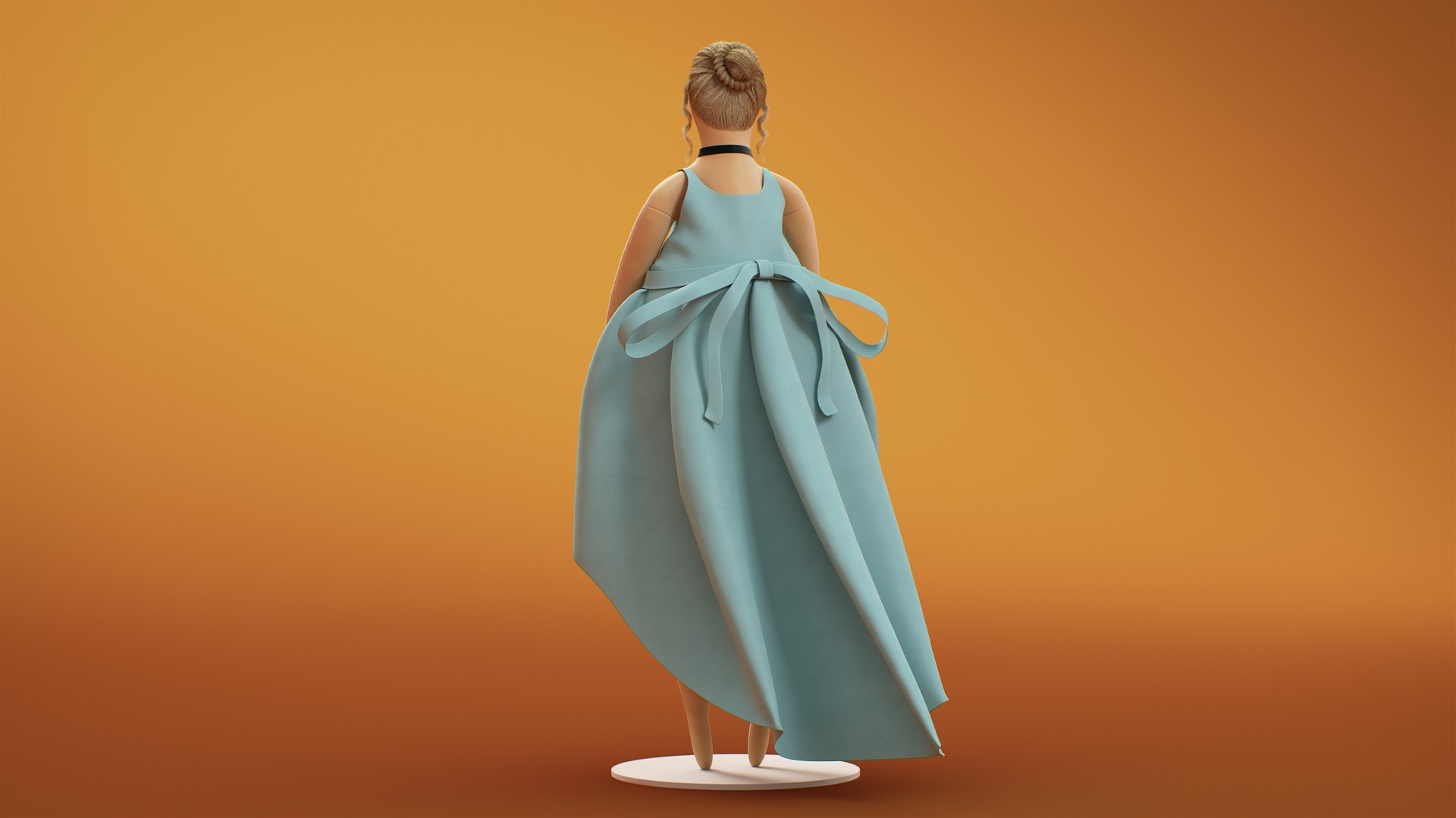 Fat Tilda Doll 3D model - TurboSquid 1825565