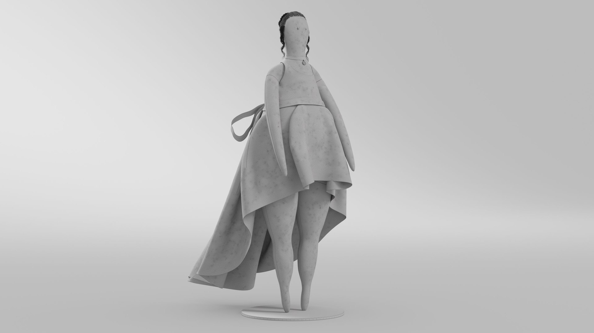 Fat Tilda Doll 3D model - TurboSquid 1825565