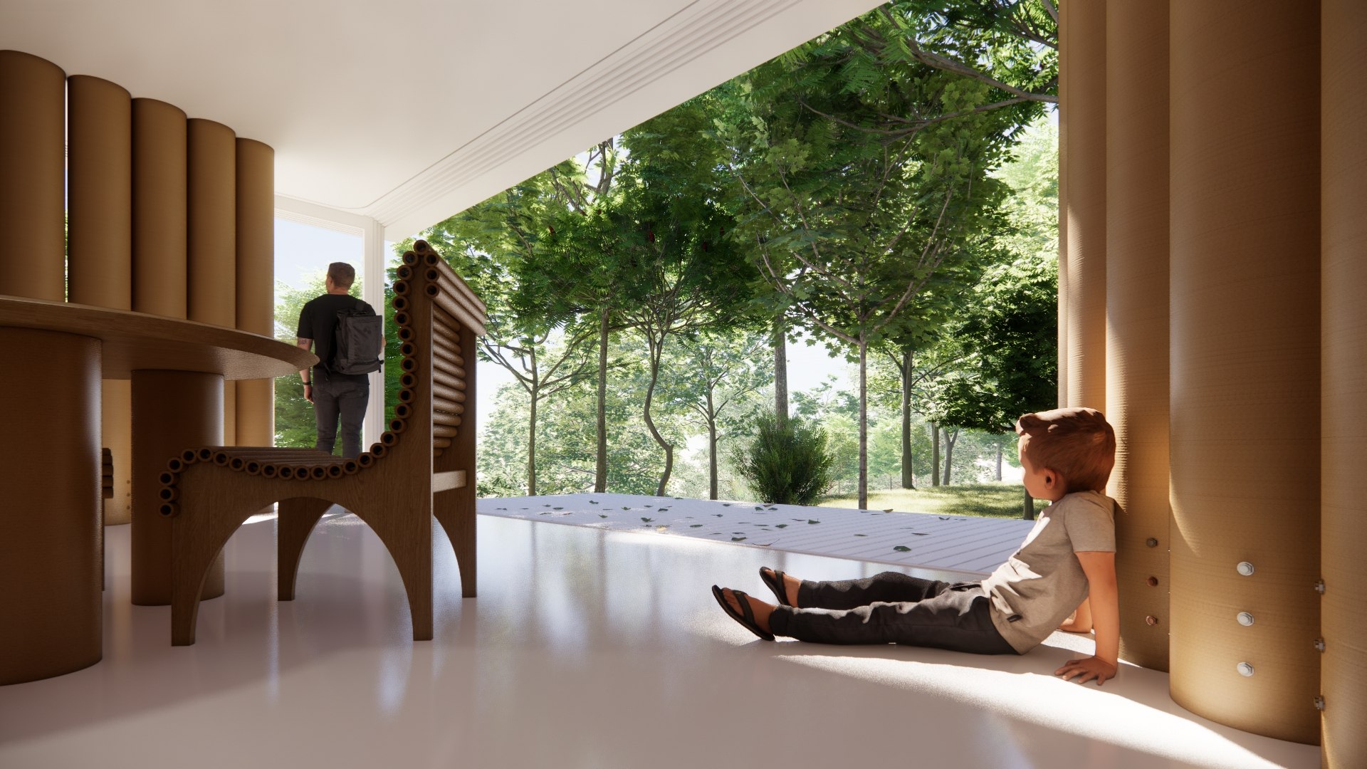 Paper House - Shigeru Ban 3D - TurboSquid 1989554