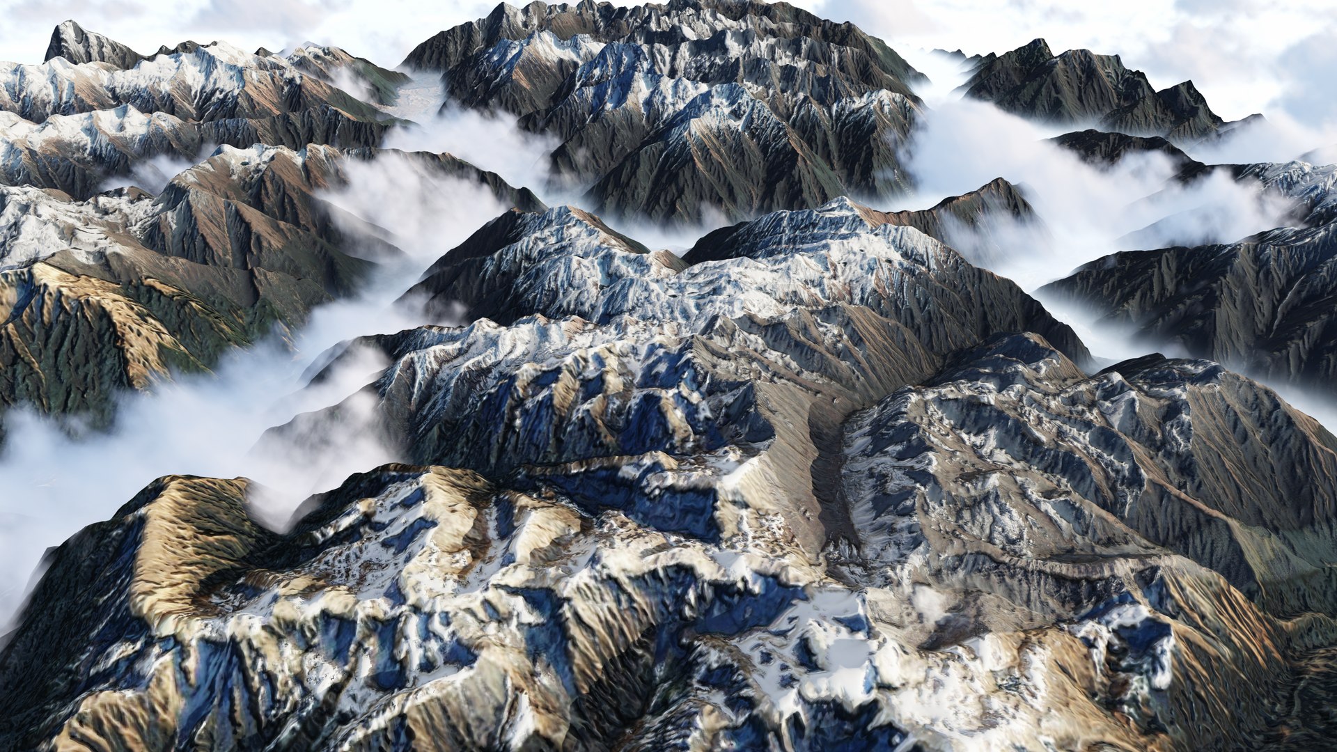 3D Himalayas Mountains Landscape - TurboSquid 1468741