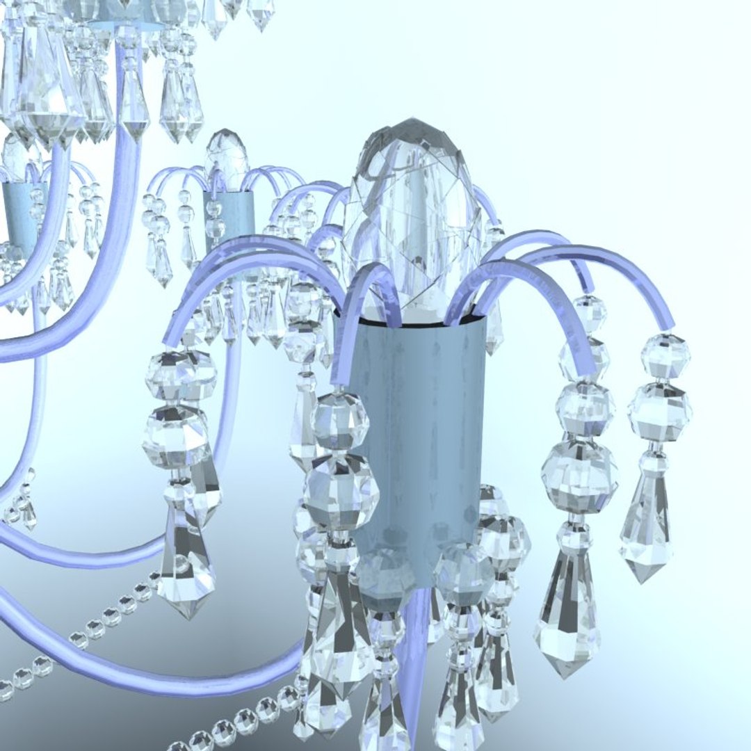 crystal lustre 3d model
