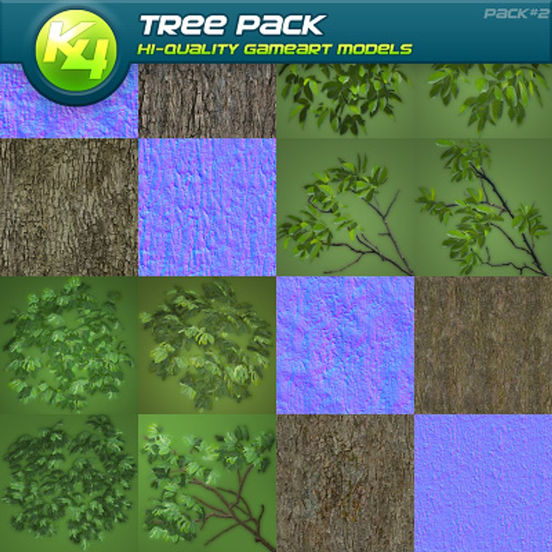 Free Obj Mode Tree Pack