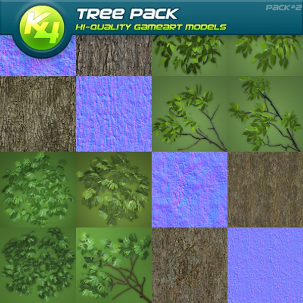 free obj mode tree pack