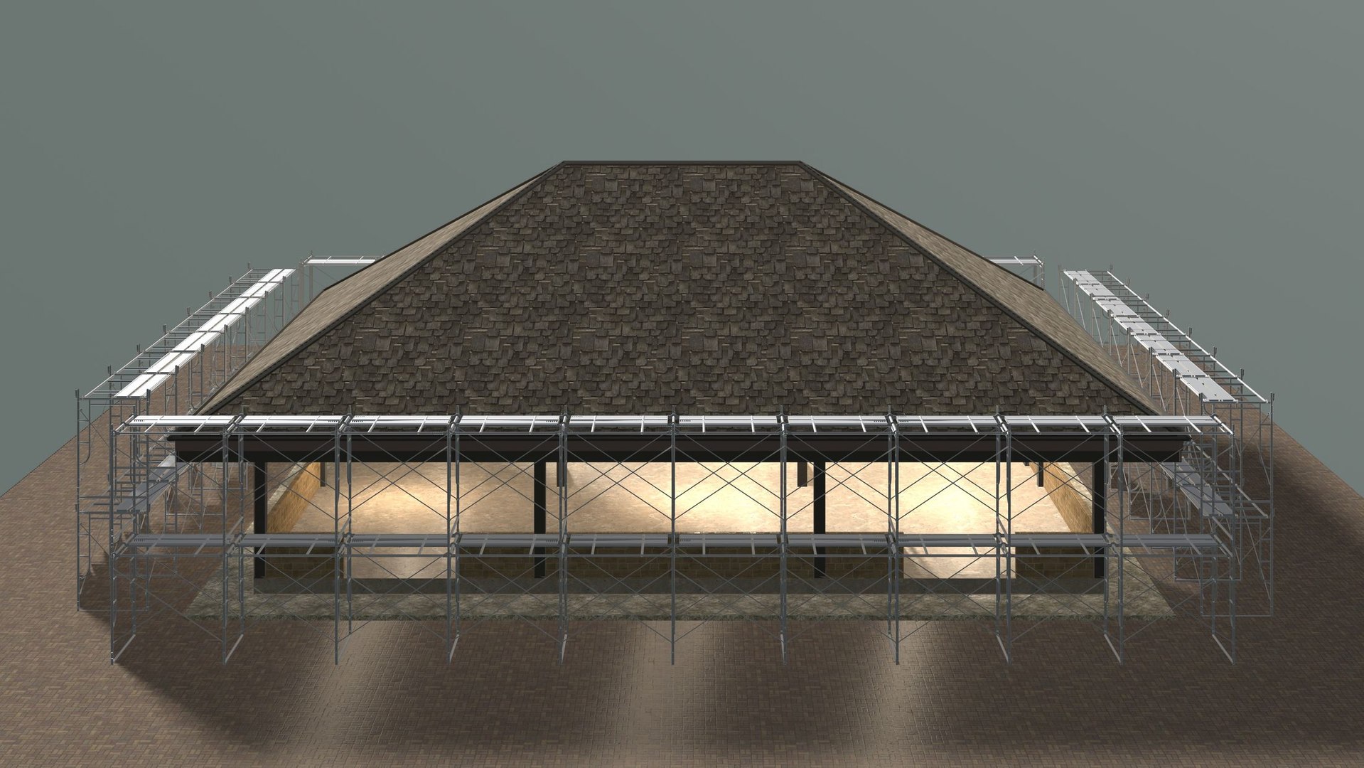 3D Building Under Construction 24i08 - TurboSquid 2257023