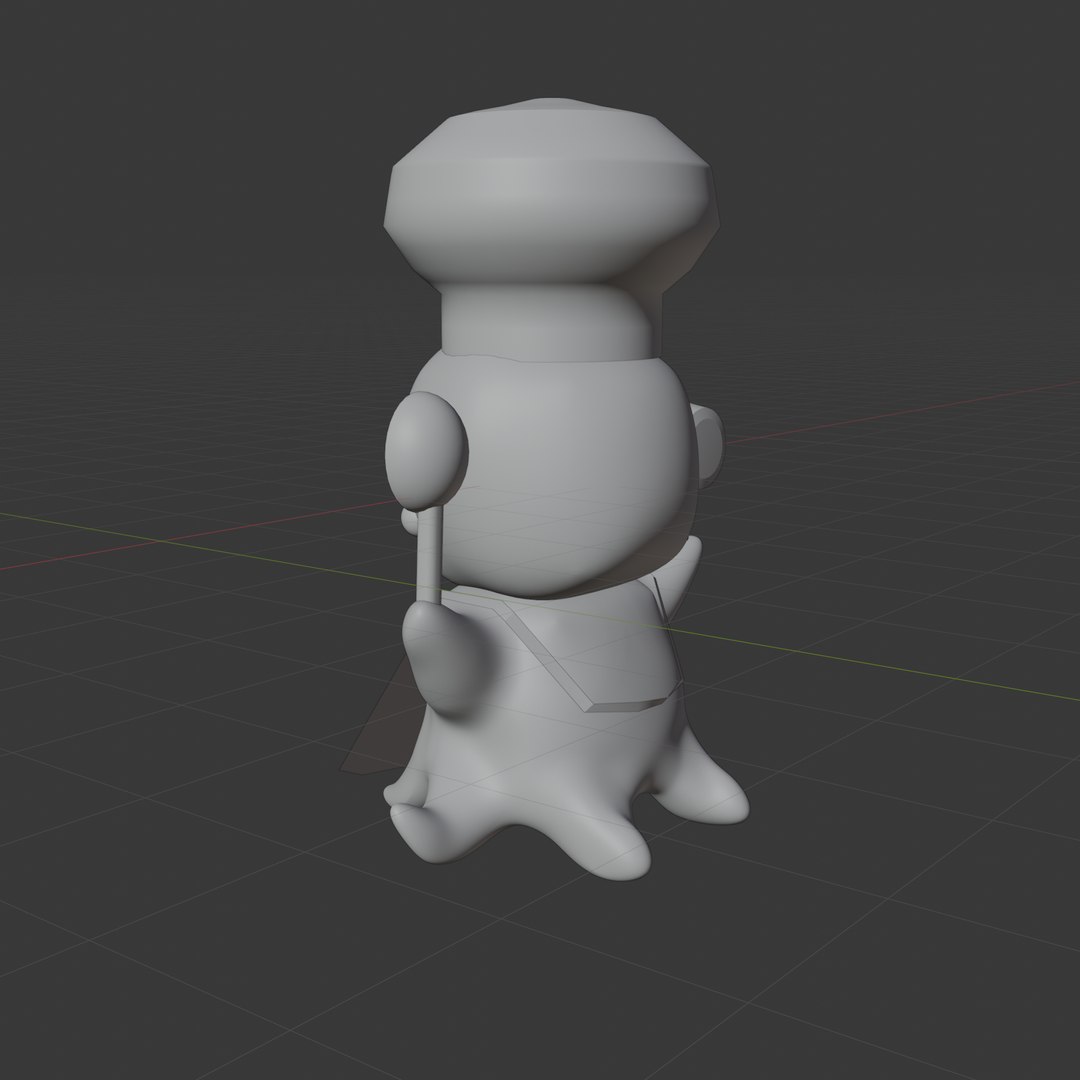 3D Chef Octo Cute Octopus Chef 3D Character Model Model - TurboSquid ...