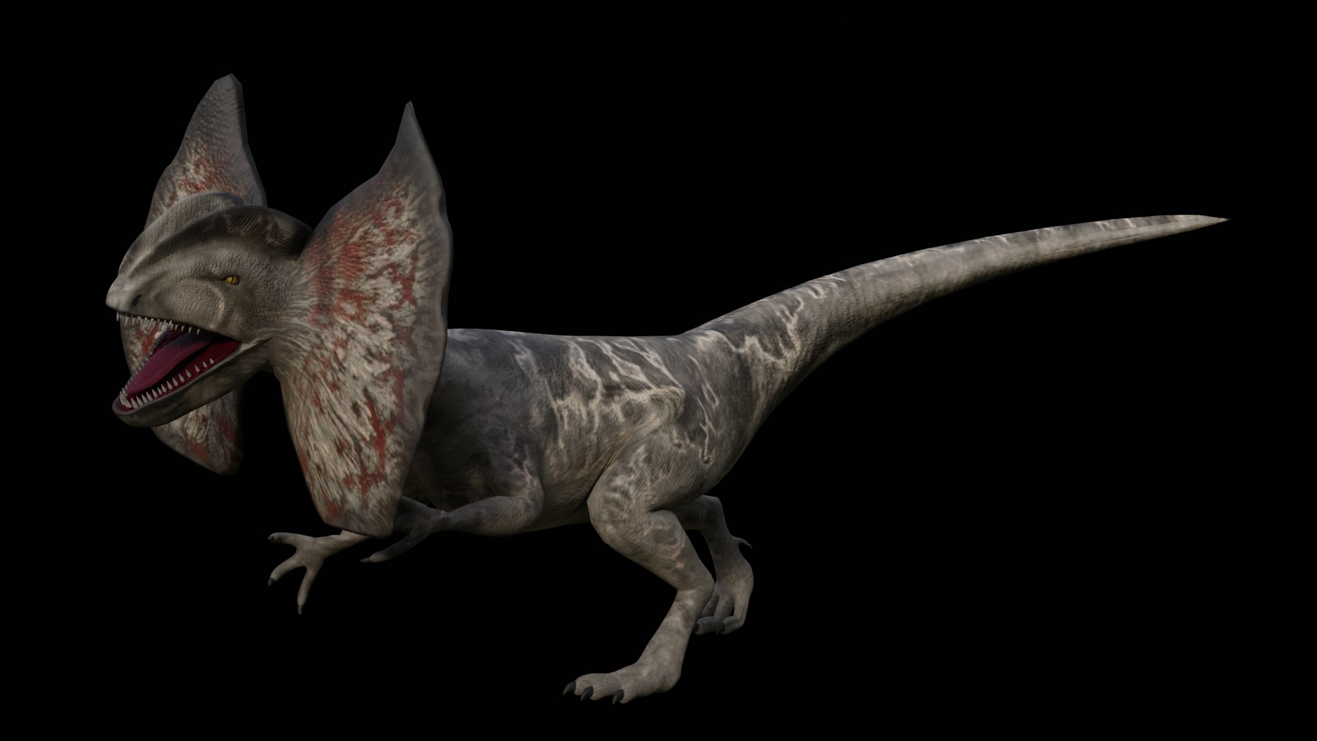 Dilophosaurus 3D Model - TurboSquid 1891670