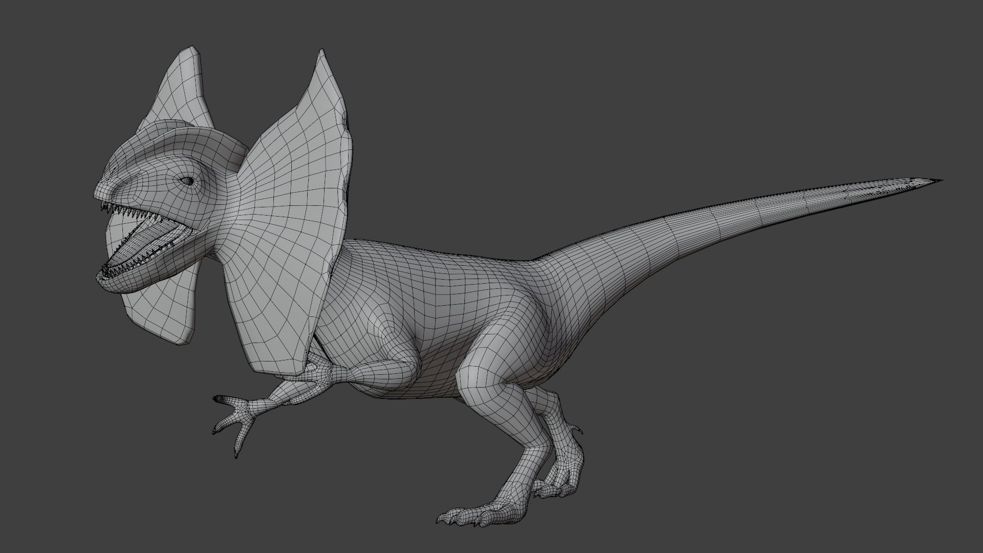 Dilophosaurus 3D Model - TurboSquid 1891670