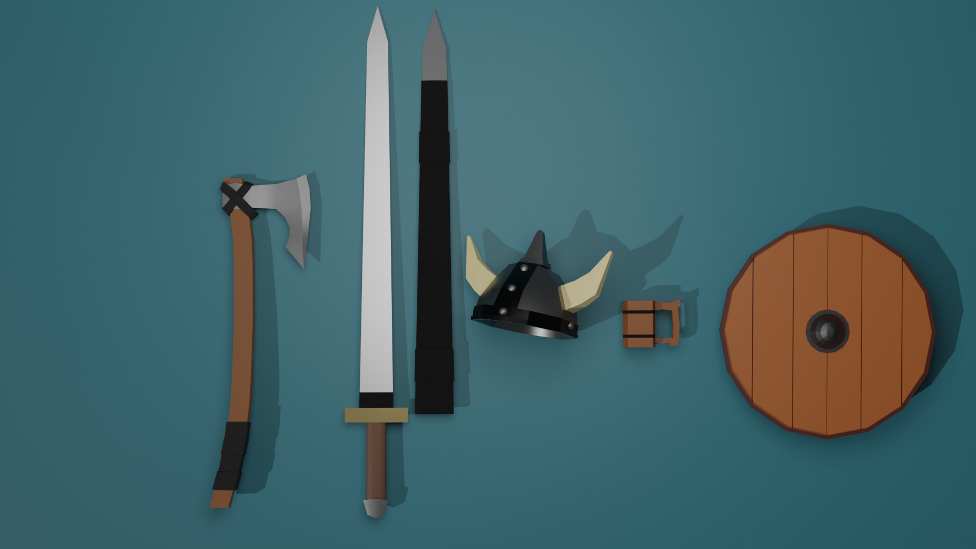 3D Viking Pack - LowPoly Game Ready - TurboSquid 2084104