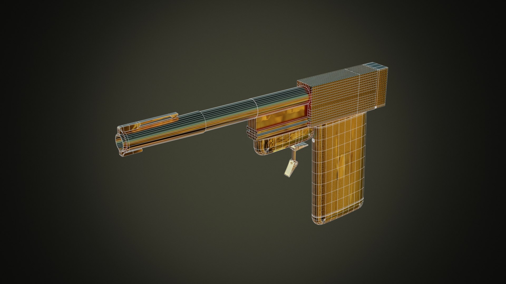 3D 007 Golden Gun - TurboSquid 1591875