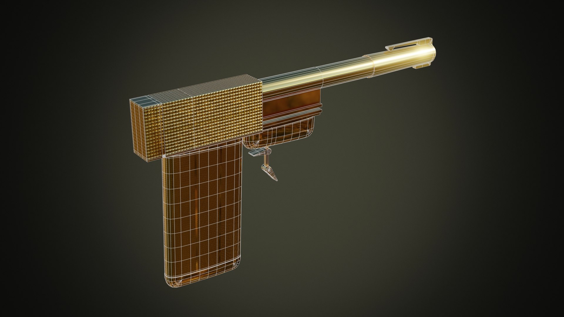 3D 007 Golden Gun - TurboSquid 1591875