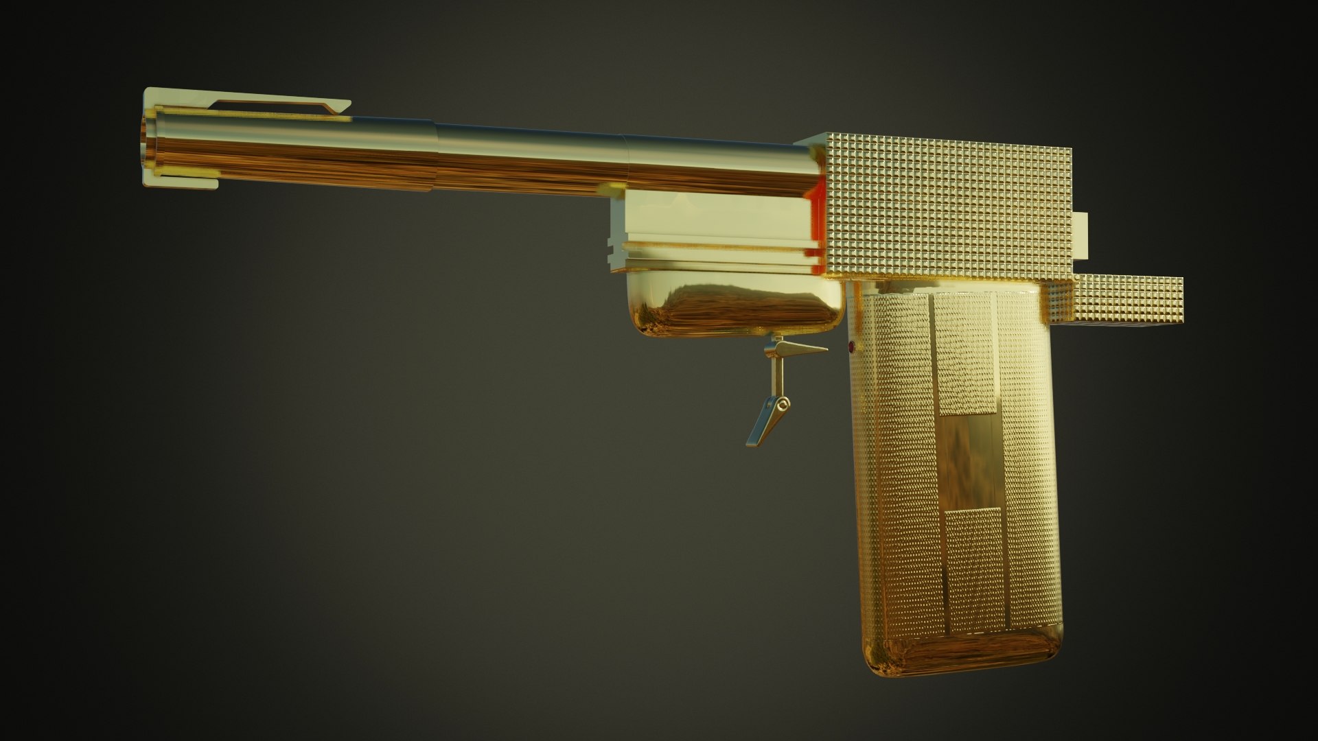 3D 007 Golden Gun - TurboSquid 1591875