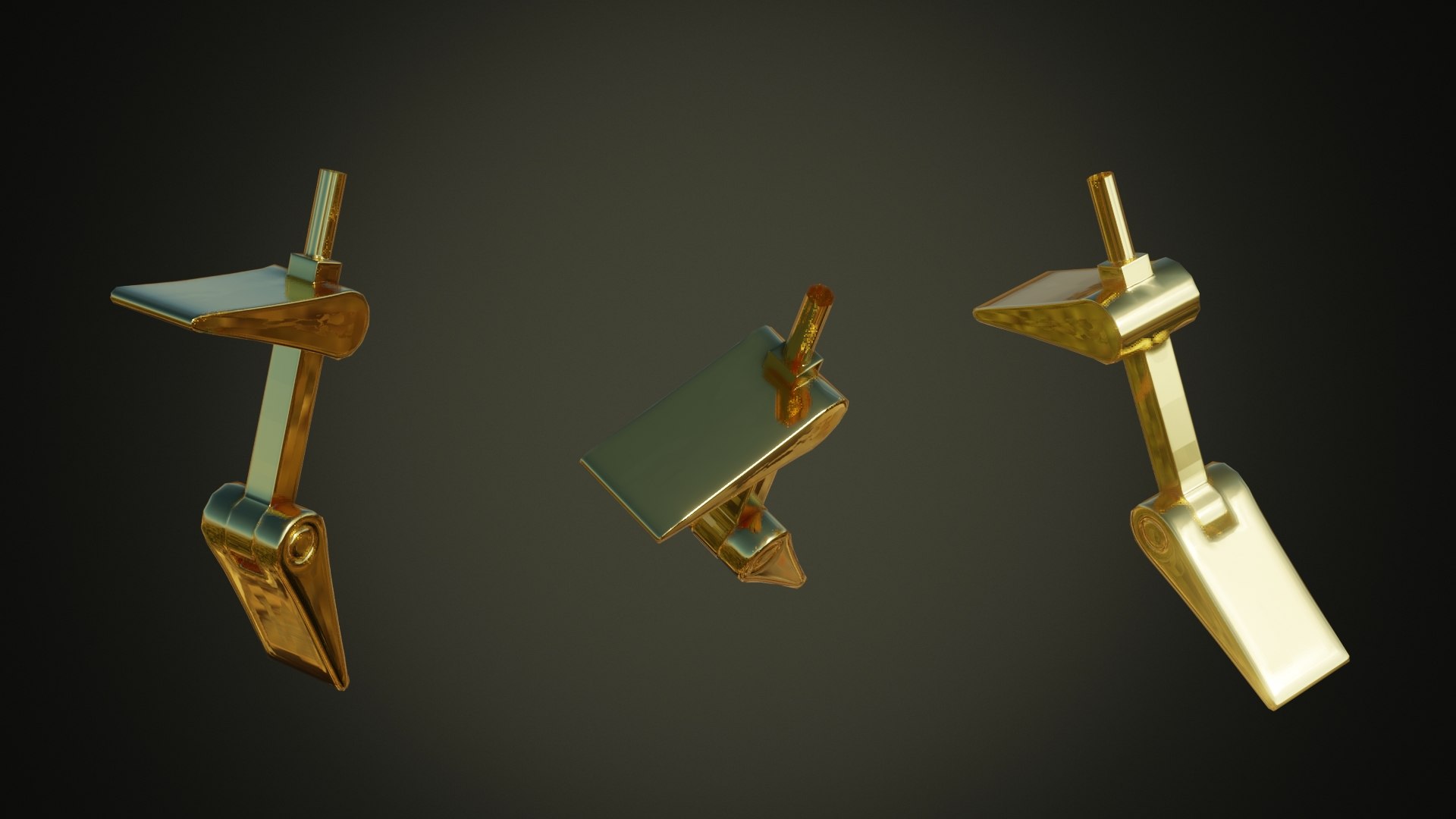 3D 007 Golden Gun - TurboSquid 1591875