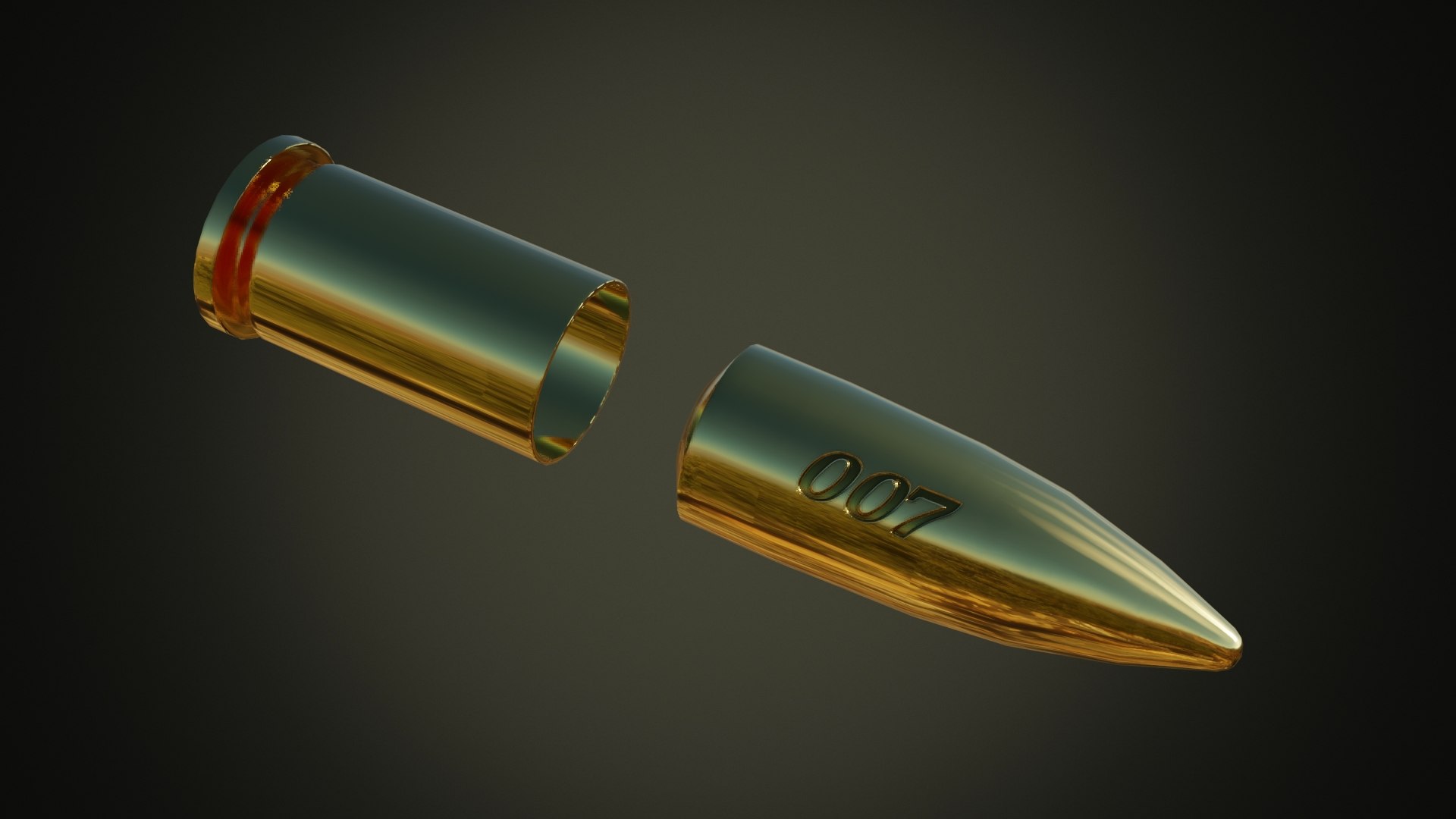 3D 007 Golden Gun - TurboSquid 1591875