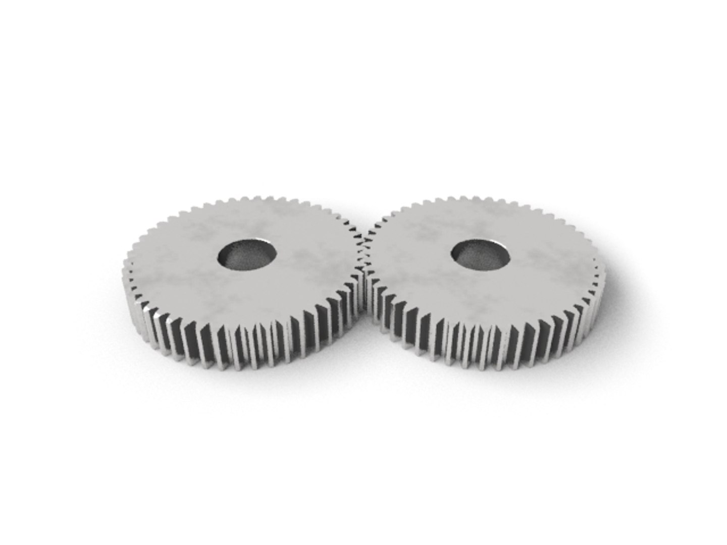 Real Spur Gear 2mm 3d Model