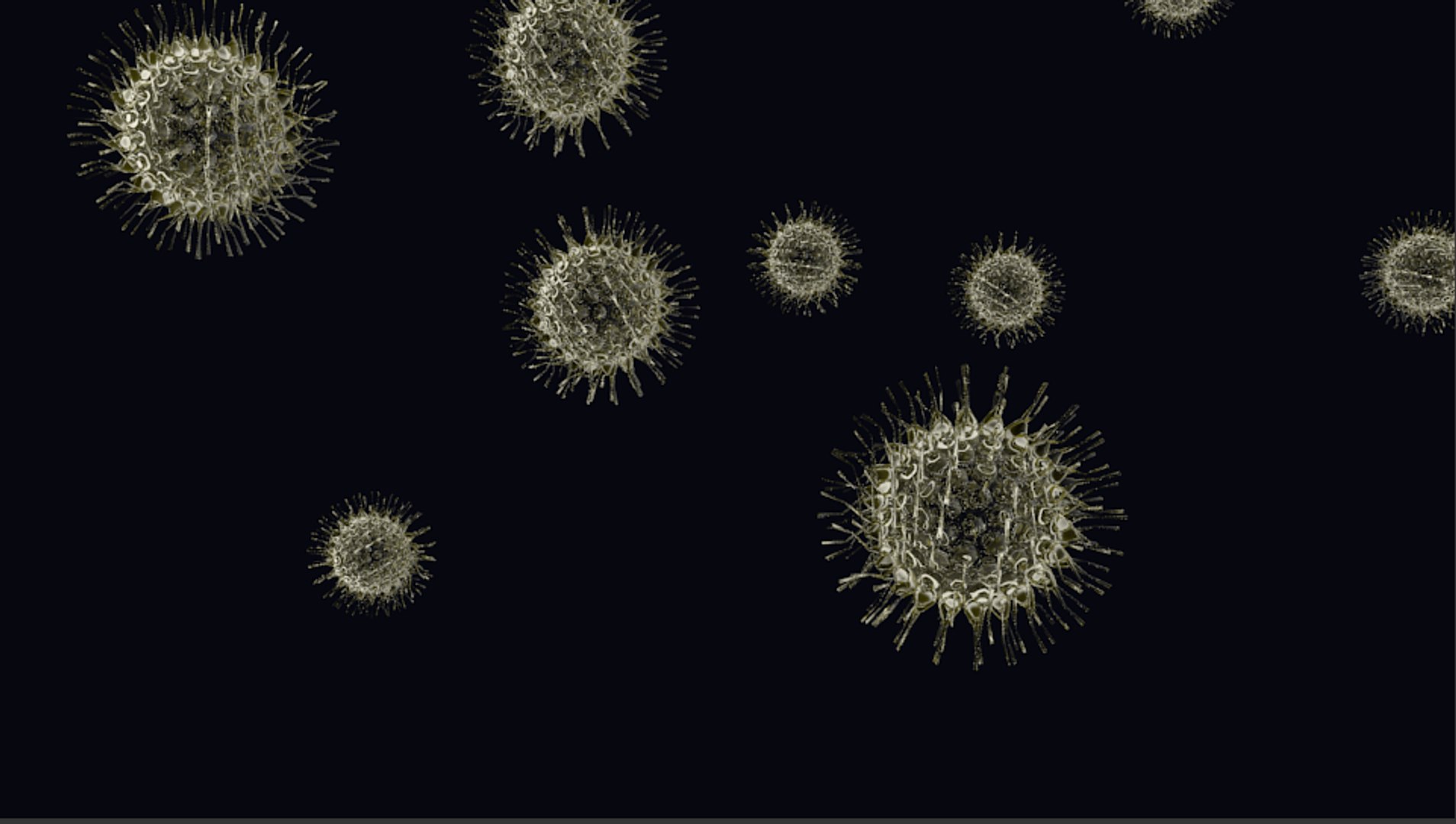 3ds Max Bacteria Microscopic