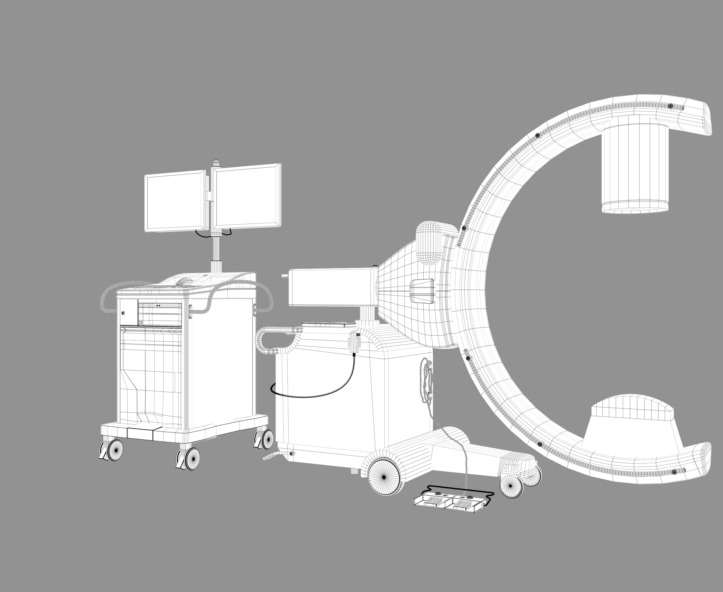 3D c arm x-ray machine - TurboSquid 1708414