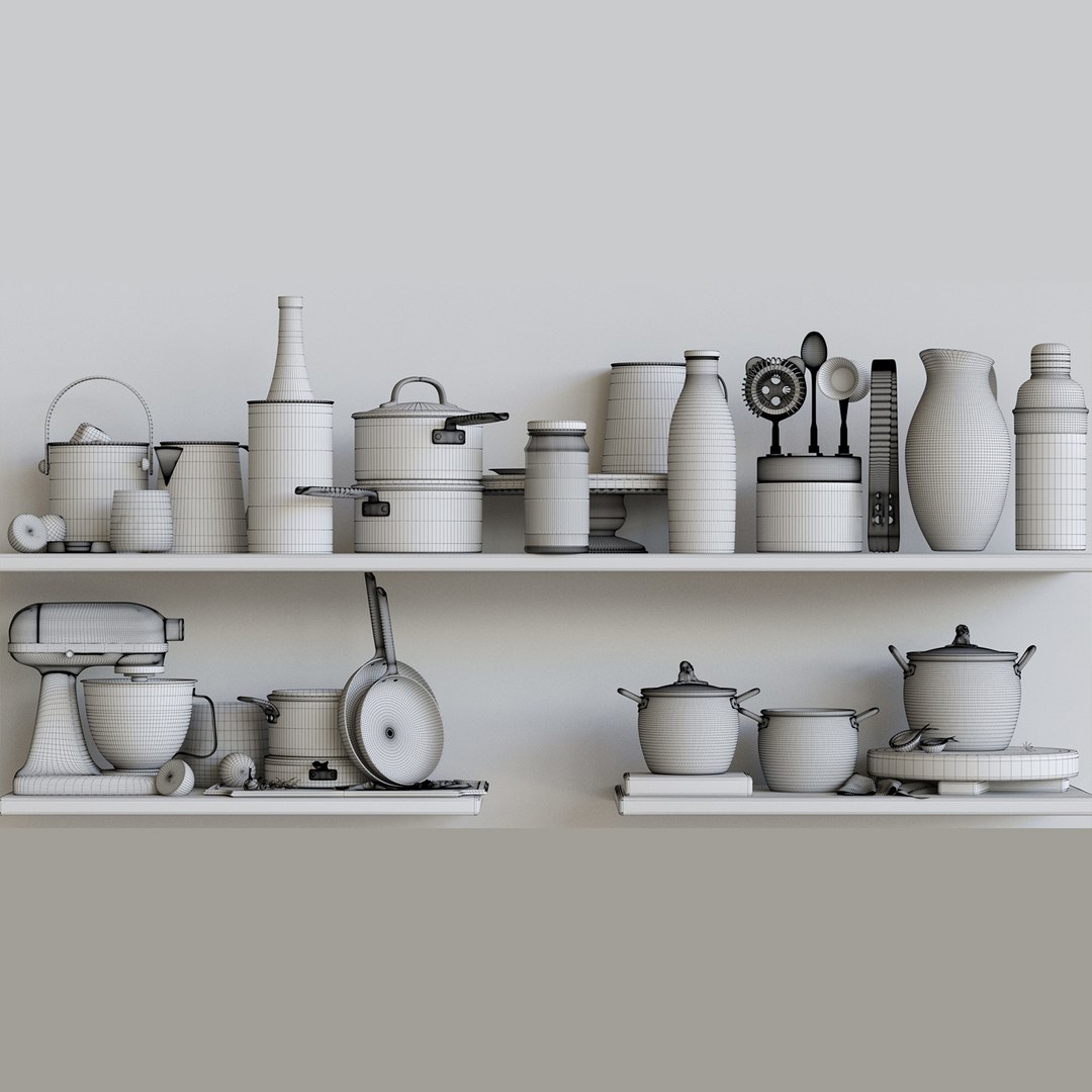 Decor Kitchens 3D Model - TurboSquid 1284118