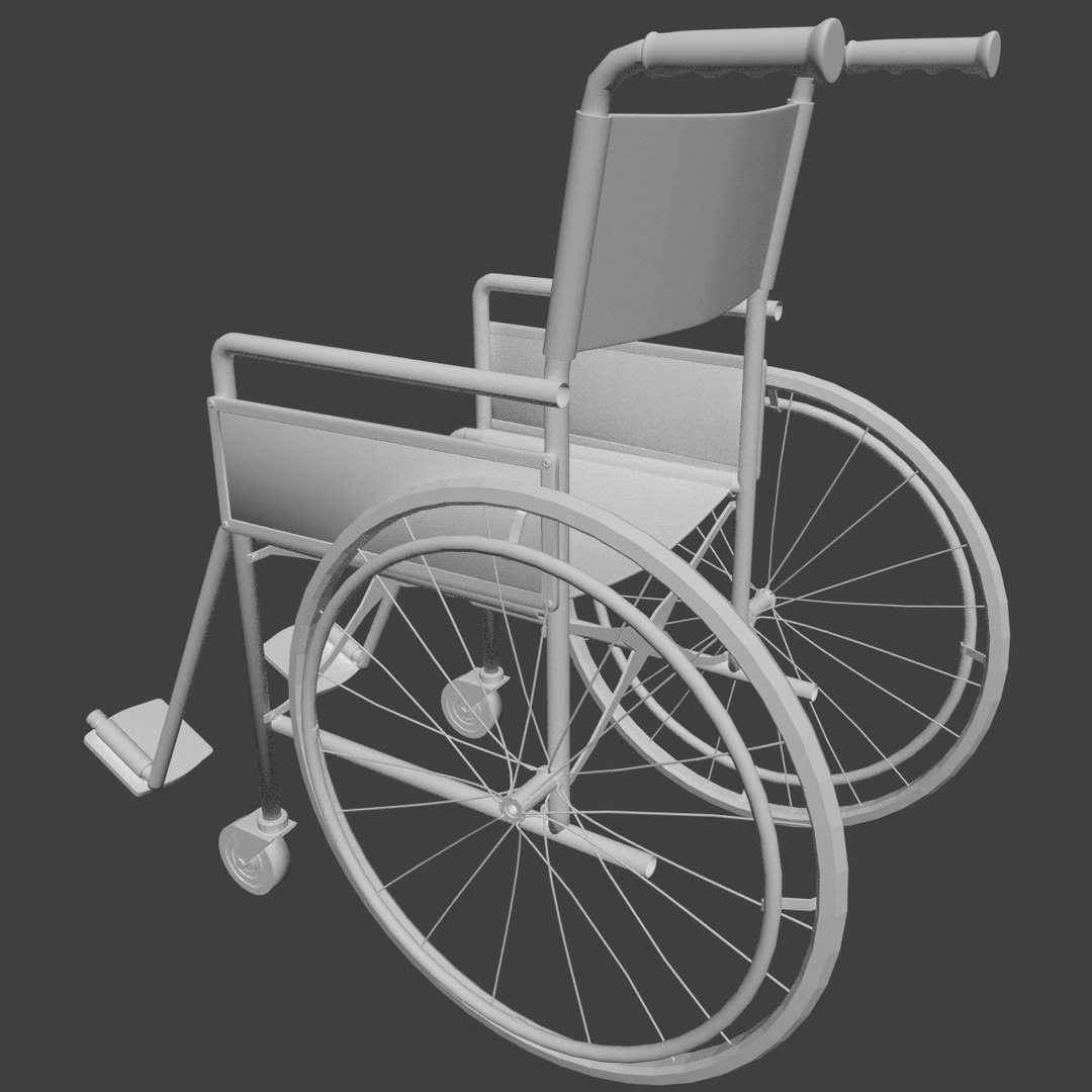 3D model wheelchair rust - TurboSquid 1223822