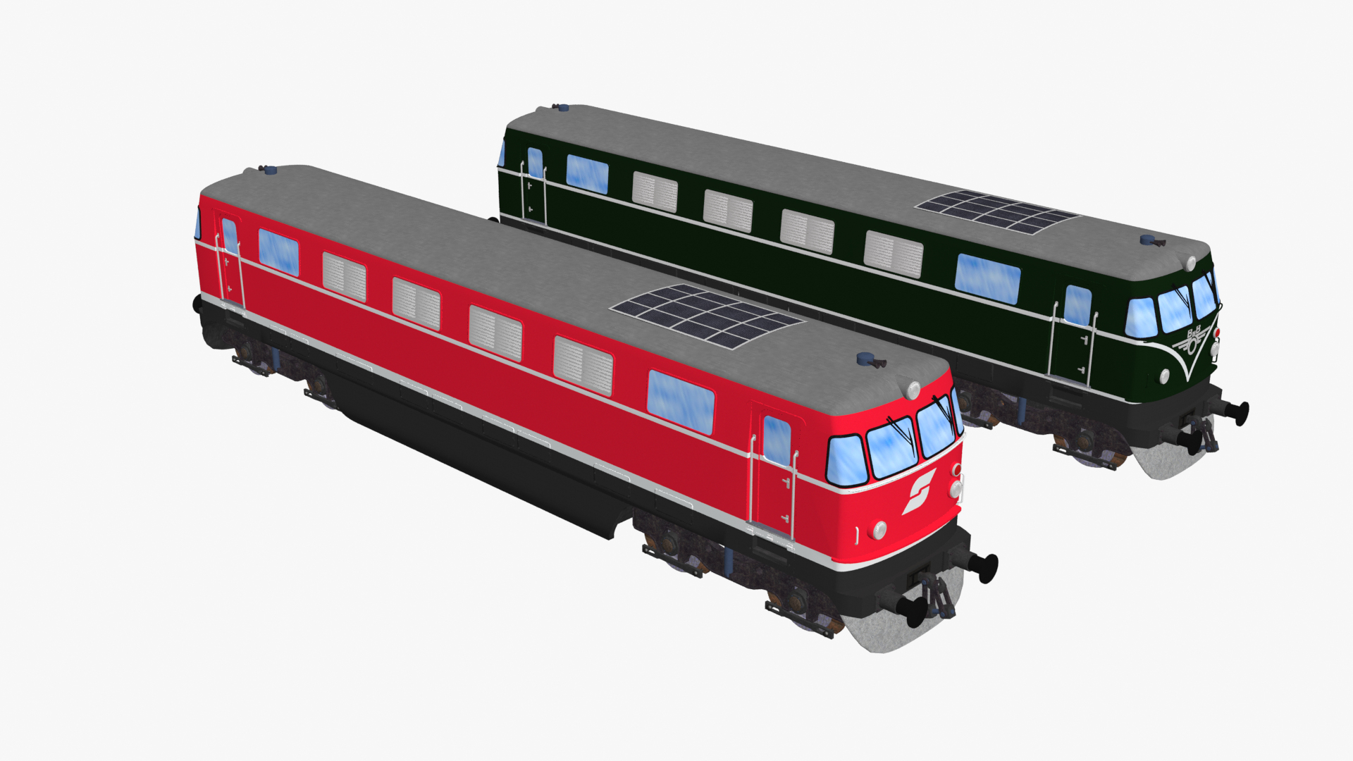 Oebb Class 2050 Diesel-electric Locomotive 3D Model - TurboSquid 2124759