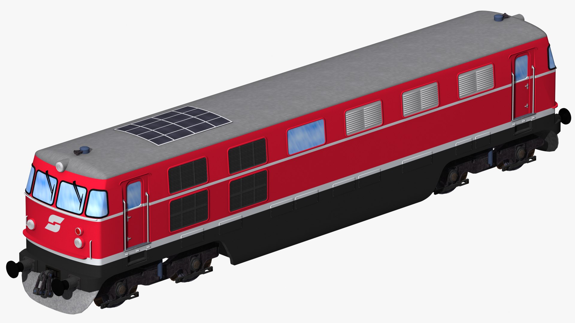 Oebb Class 2050 Diesel-electric Locomotive 3D Model - TurboSquid 2124759