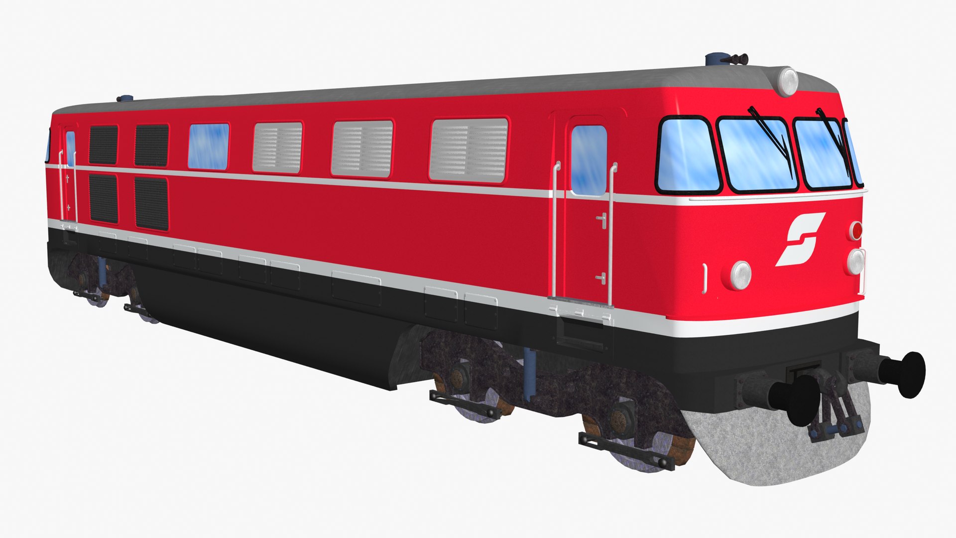 Oebb Class 2050 Diesel-electric Locomotive 3D Model - TurboSquid 2124759