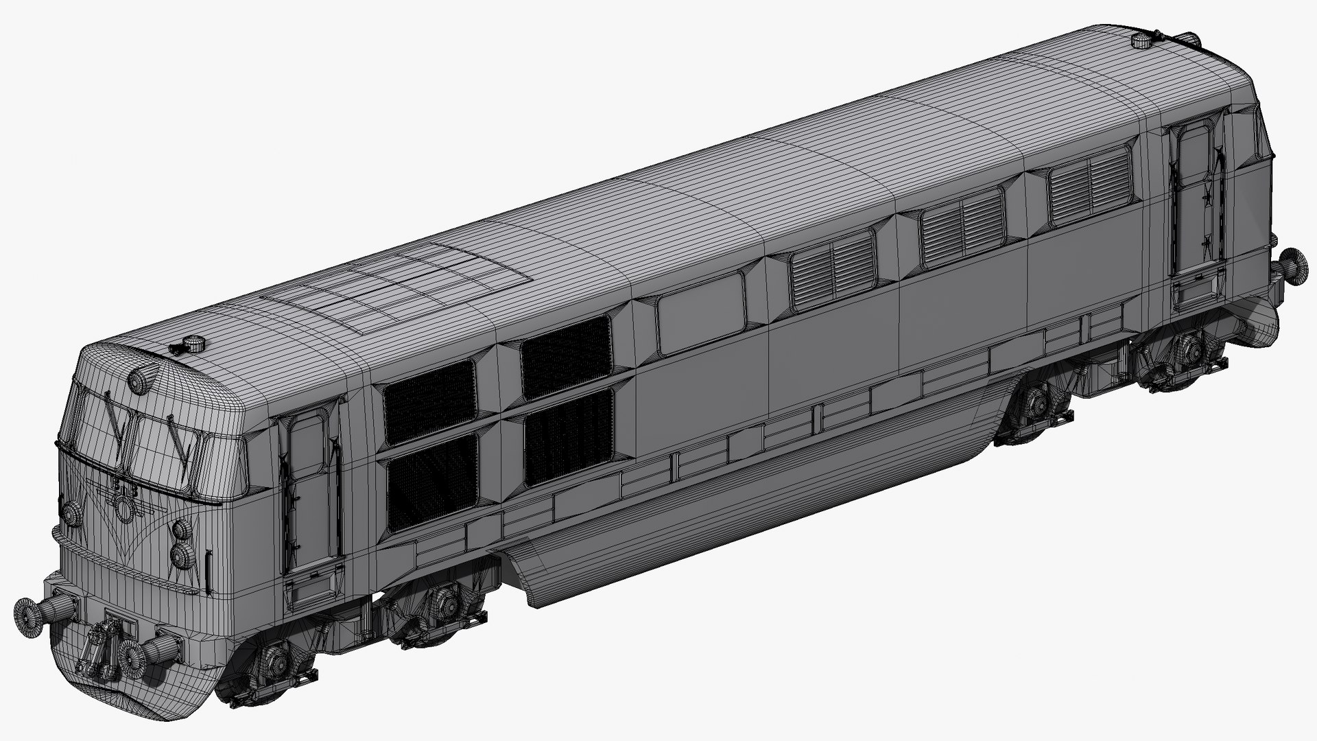 Oebb Class 2050 Diesel-electric Locomotive 3D Model - TurboSquid 2124759