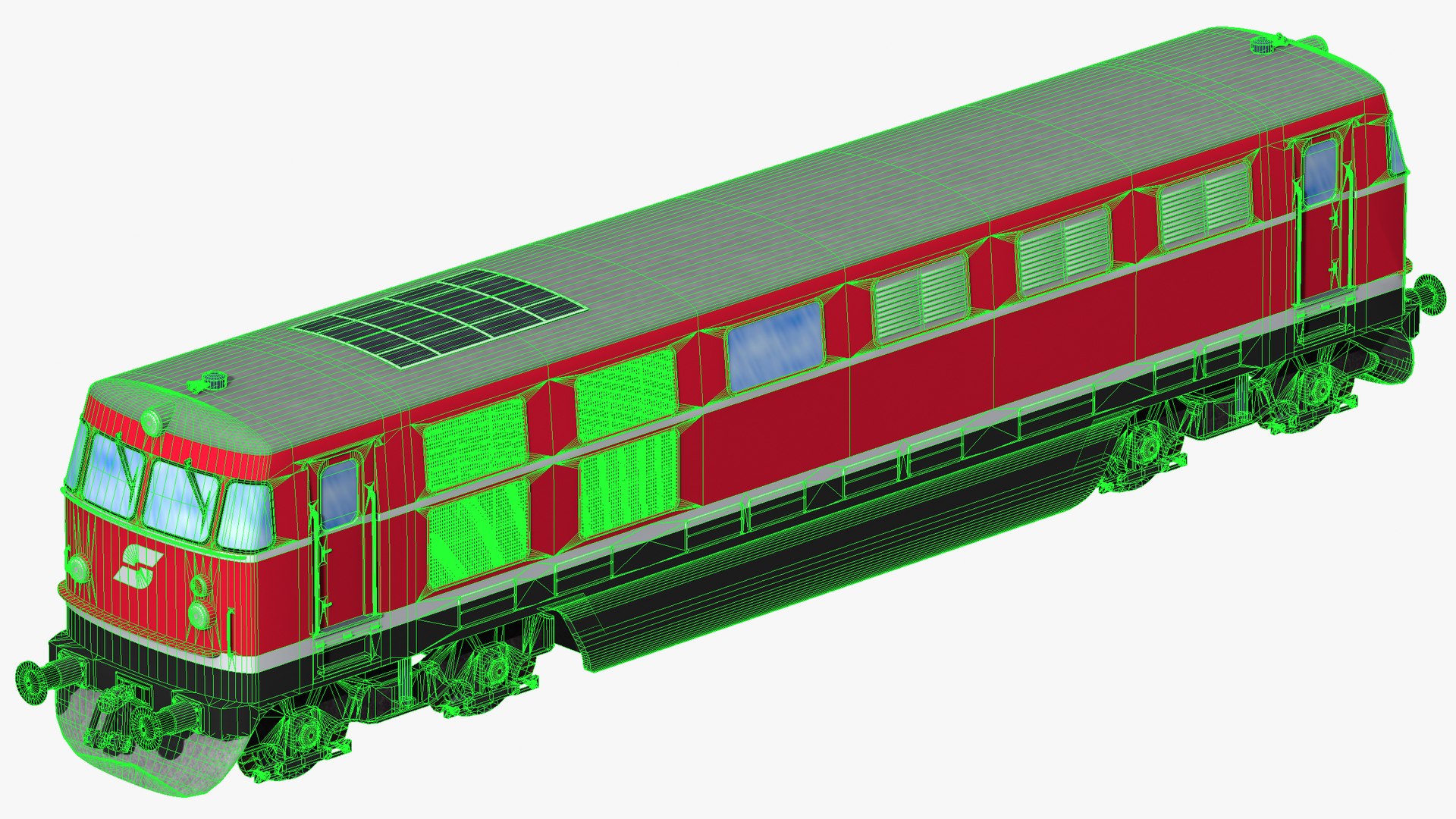 Oebb Class 2050 Diesel-electric Locomotive 3D Model - TurboSquid 2124759