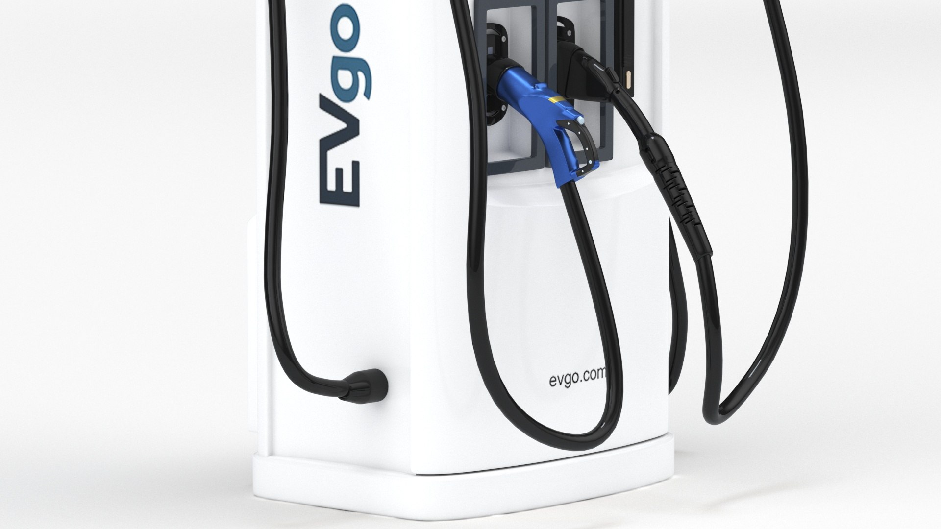BTCPower 50 KW Slim Line DC Fast Charger EV Station 3D Model ...