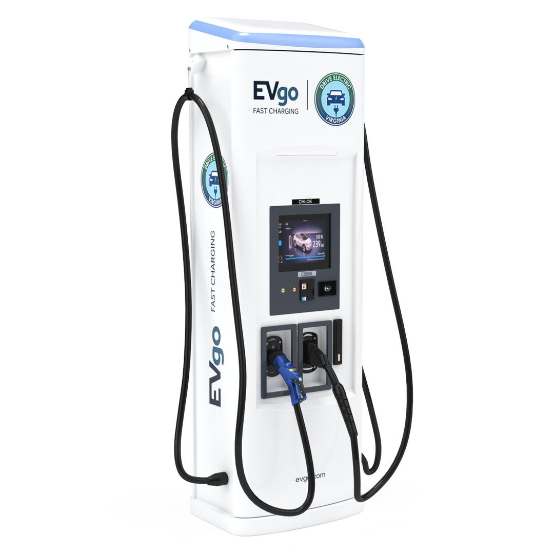 BTCPower 50 KW Slim Line DC Fast Charger EV Station 3D Model ...