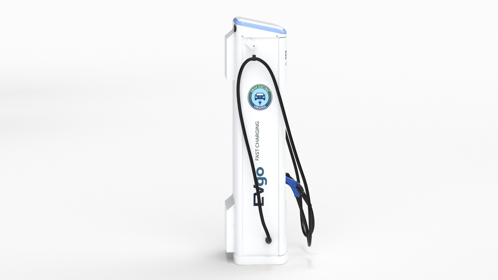 BTCPower 50 KW Slim Line DC Fast Charger EV Station 3D Model ...