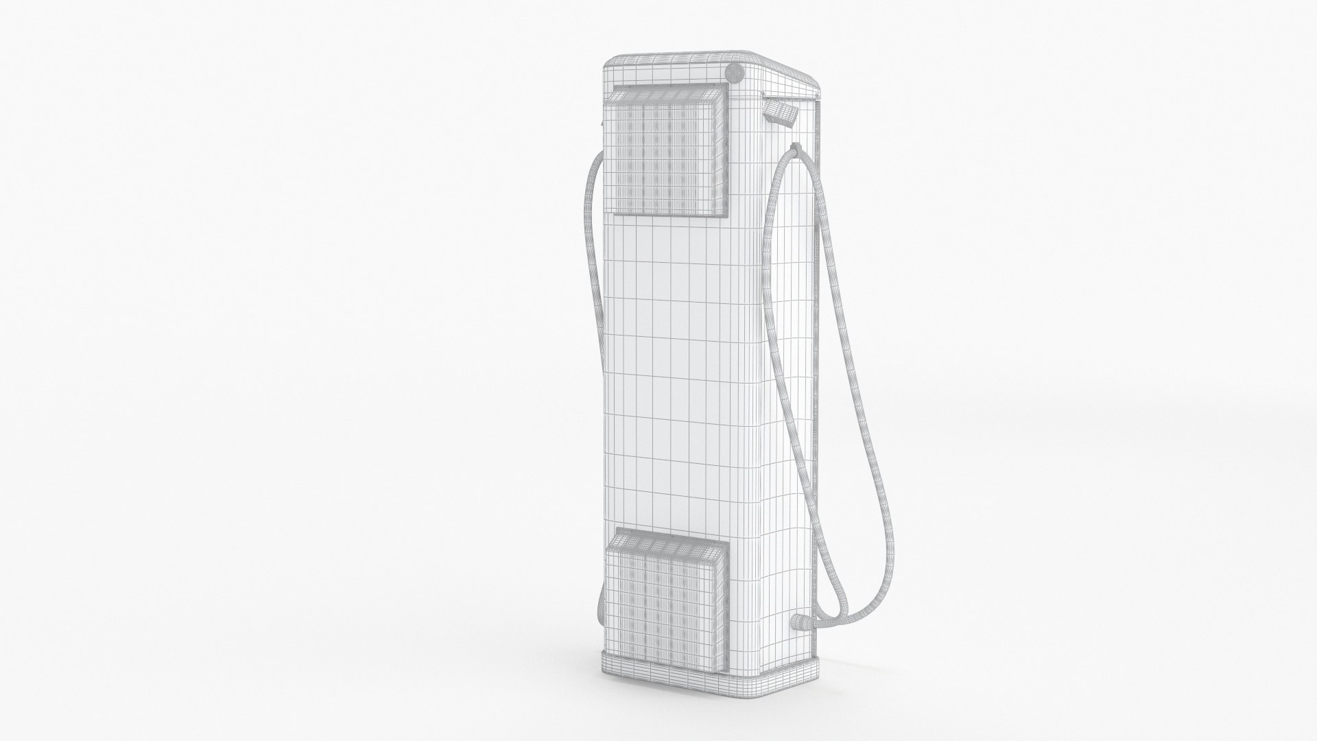 BTCPower 50 KW Slim Line DC Fast Charger EV Station 3D Model ...