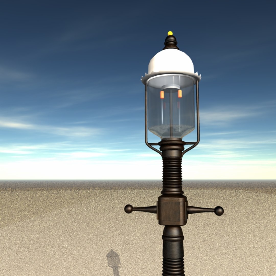 3d 3ds Street Light Gas