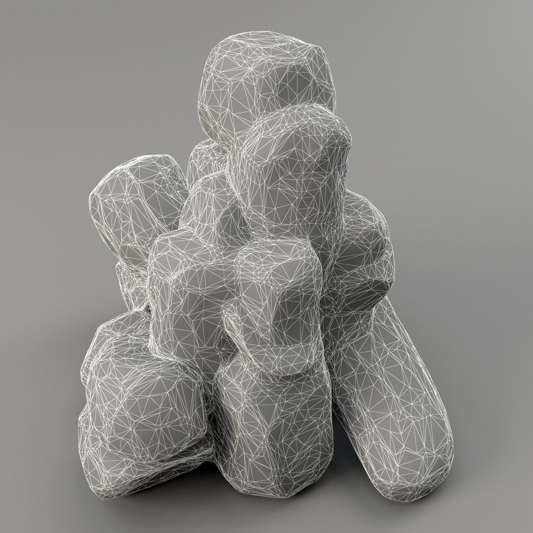 3d model rock