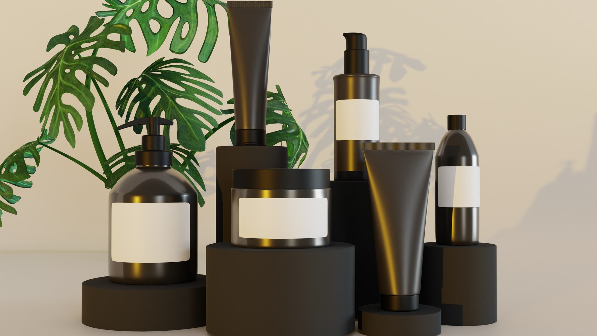 3D skincare products - TurboSquid 2033575