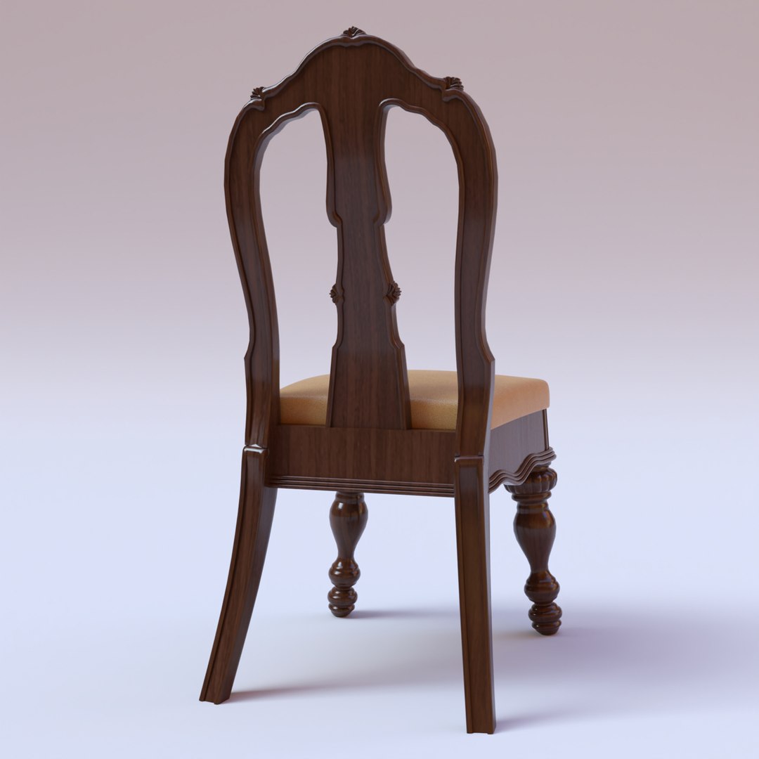 3D American Chair - 1 Model - TurboSquid 1848776