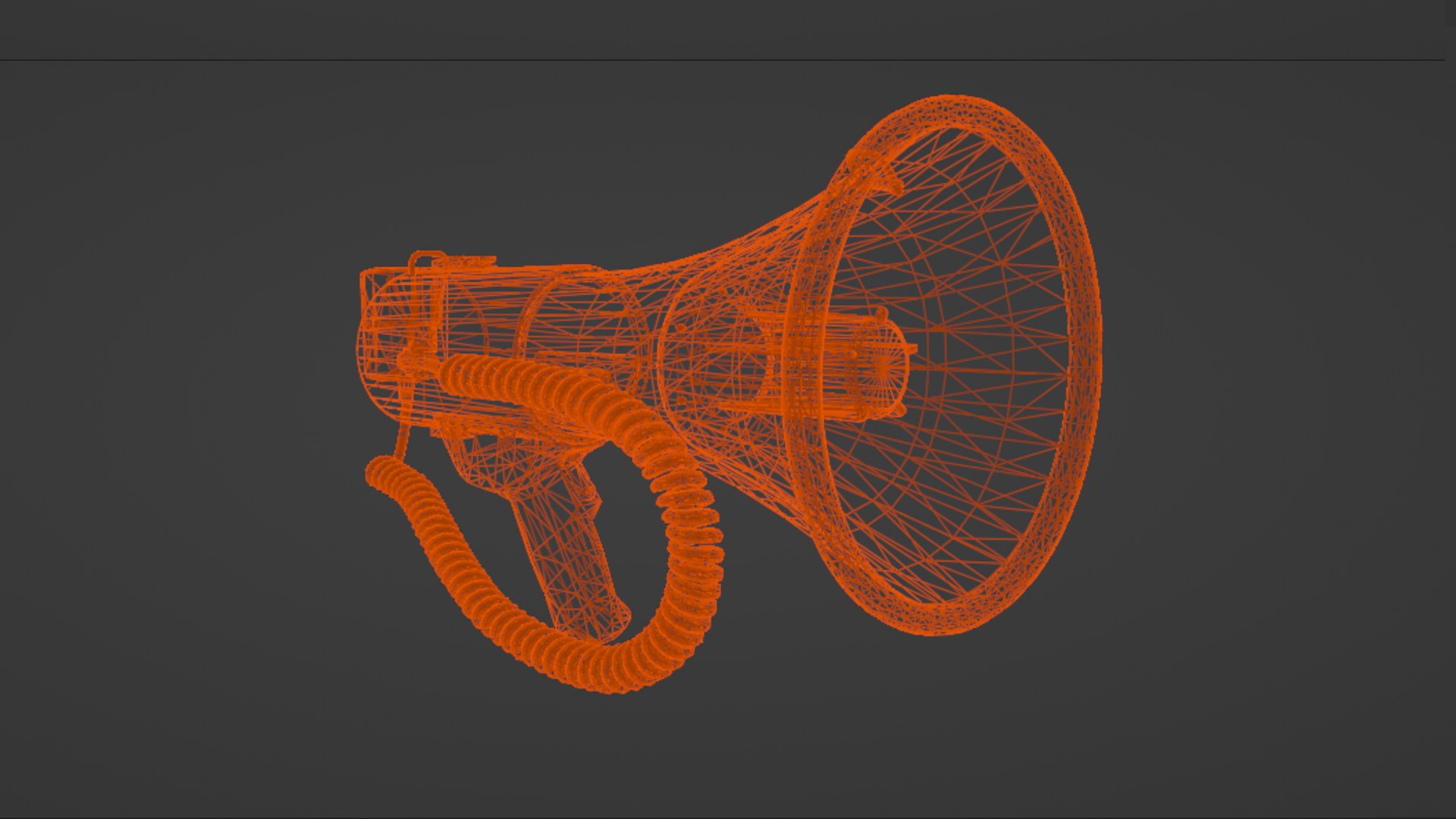 Megaphone Model - TurboSquid 2143846