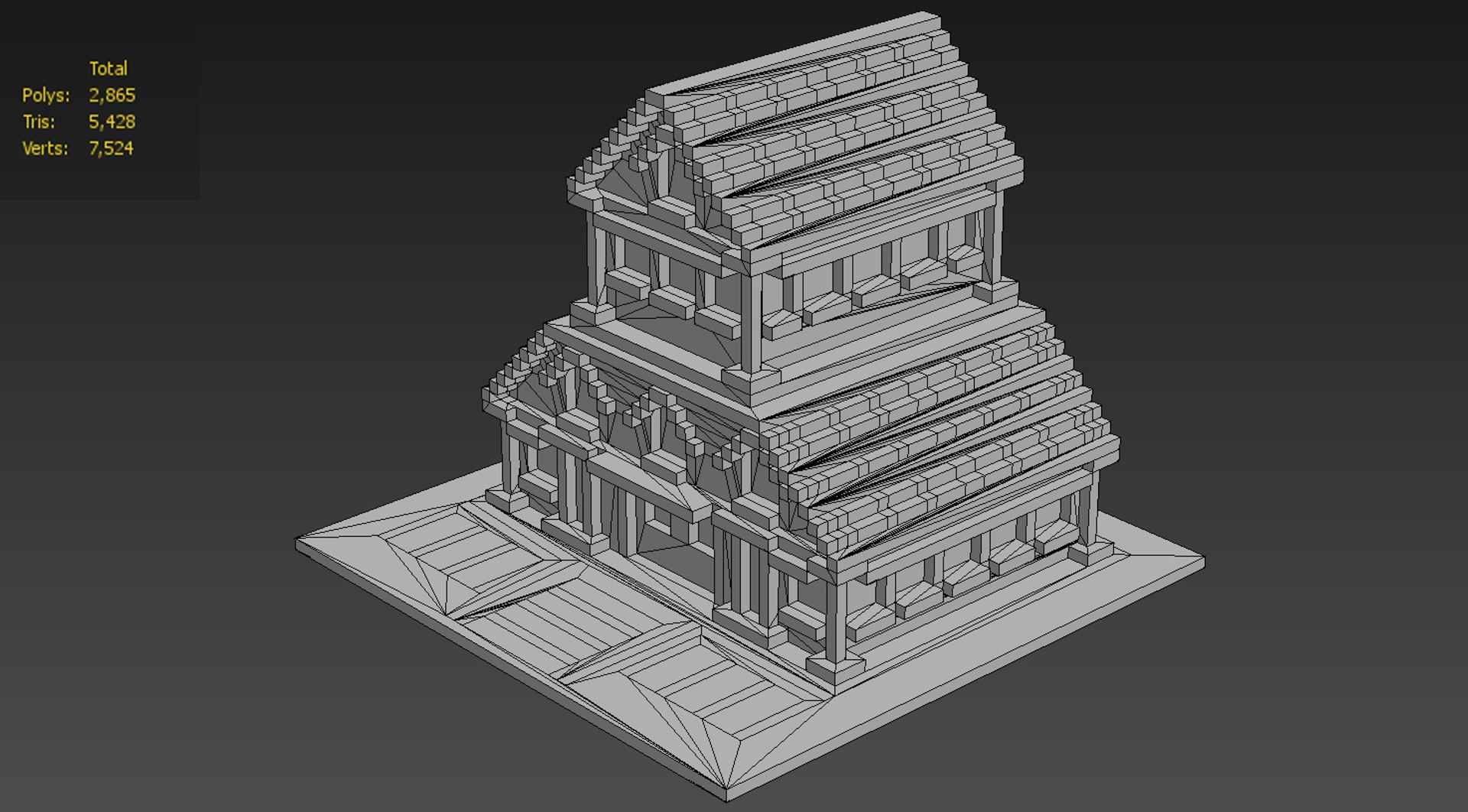 Voxel House 3D Model - TurboSquid 1353185