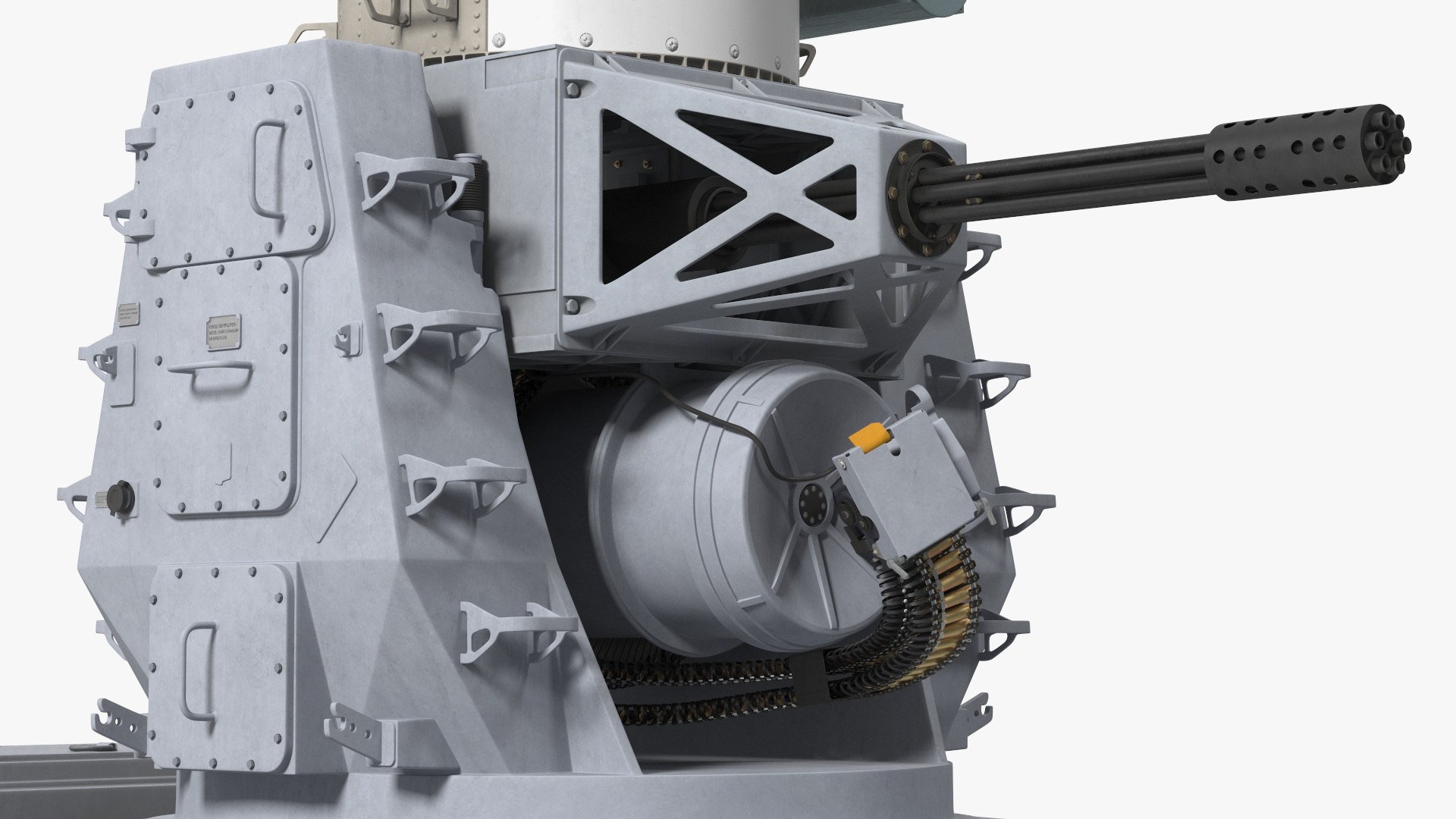 Mark 15 Phalanx Close-In Weapon System Marine Rigged 3D model ...