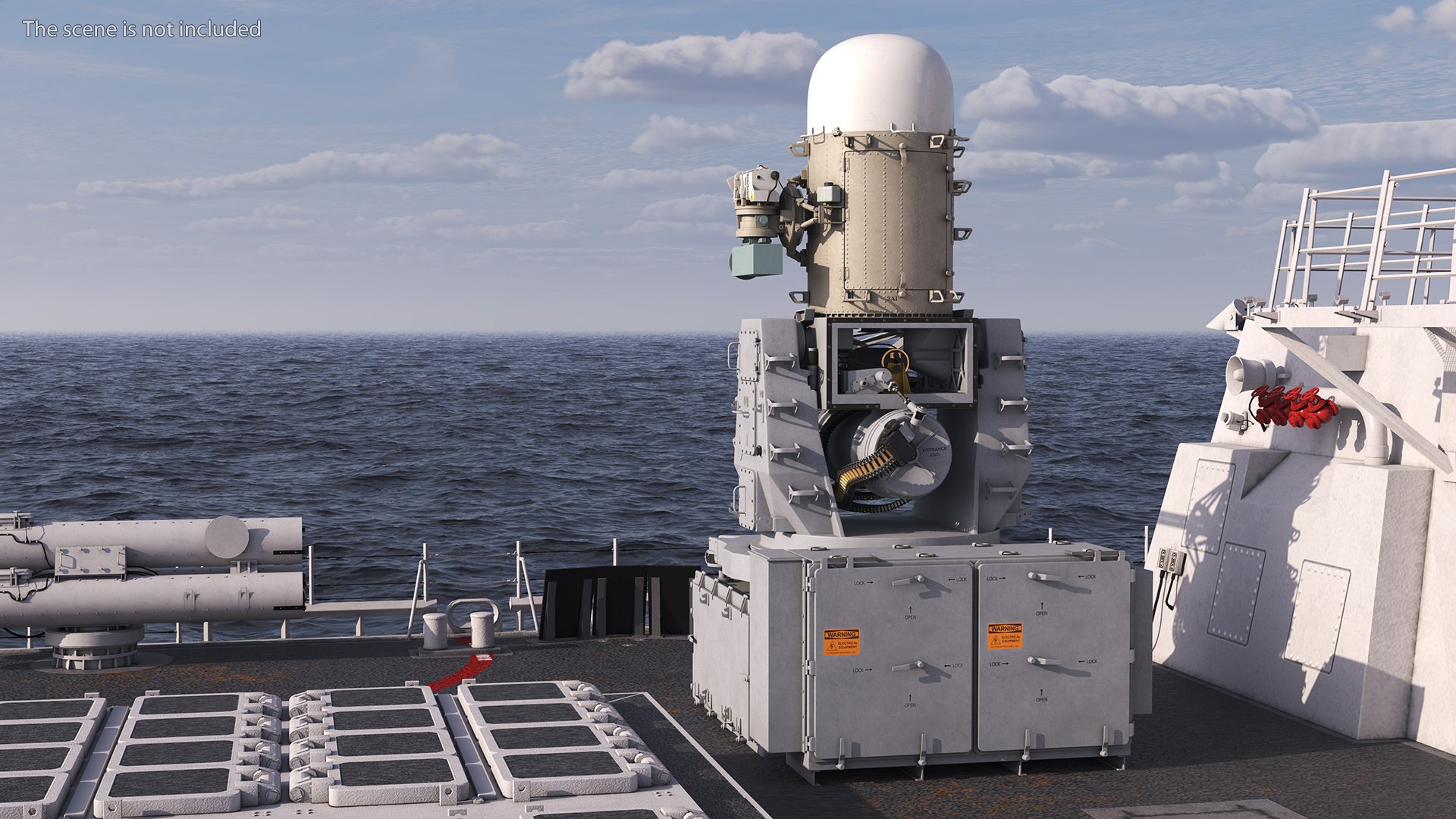 Mark 15 Phalanx Close-In Weapon System Marine Rigged 3D Model ...