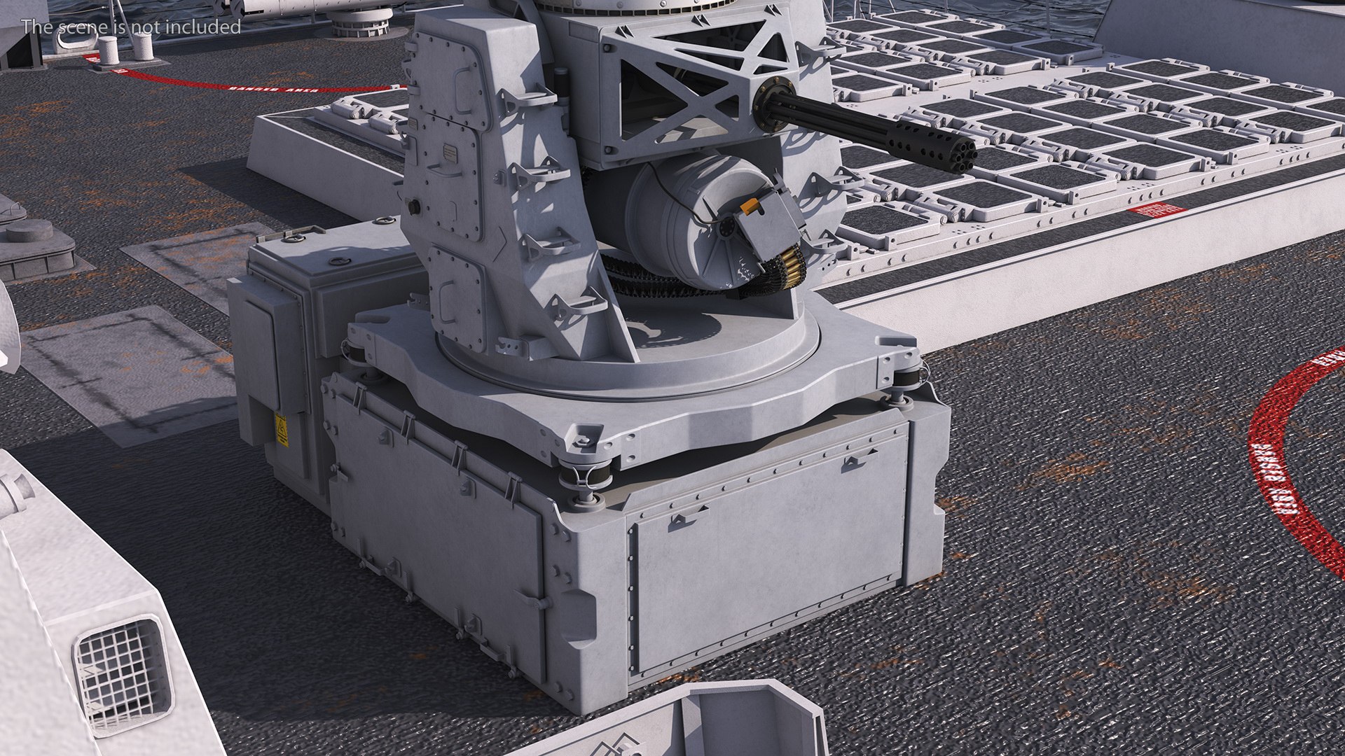 Mark 15 Phalanx Close-In Weapon System Marine Rigged 3D Model ...