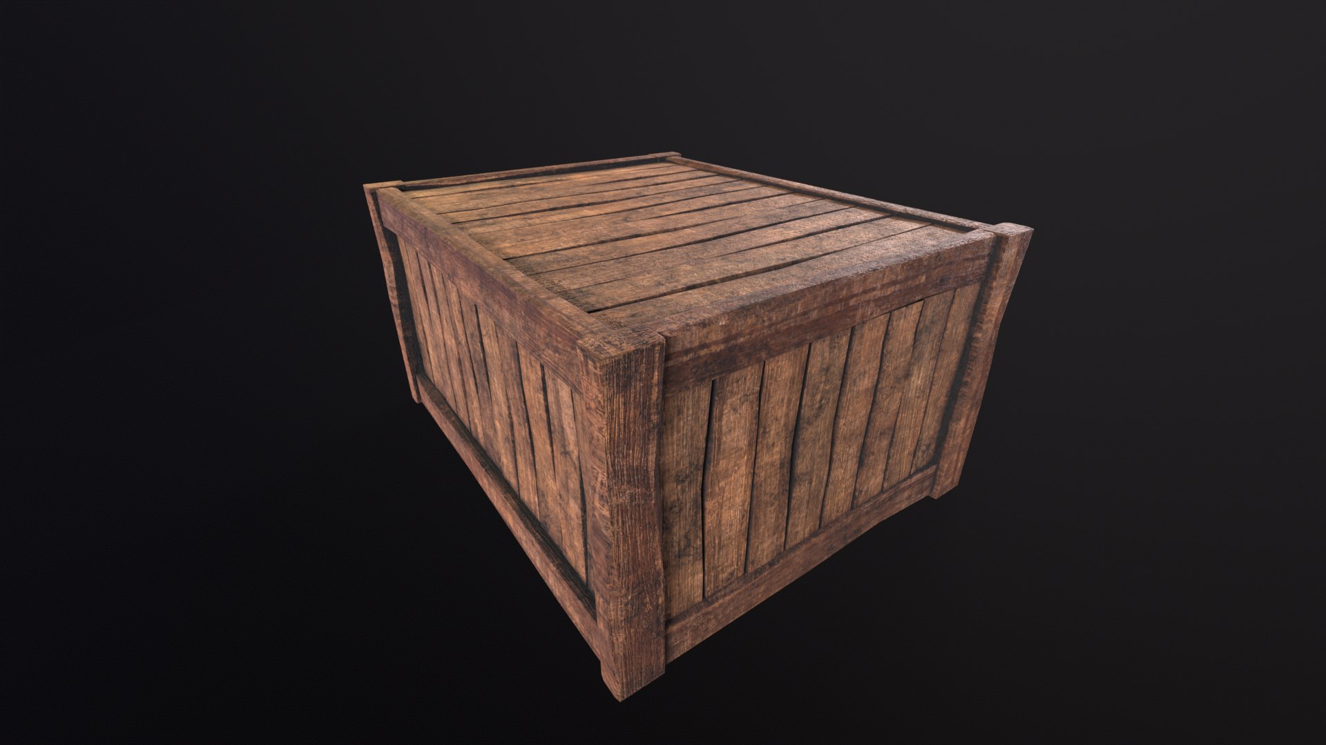 modelo 3d Caja de madera - TurboSquid 2175693