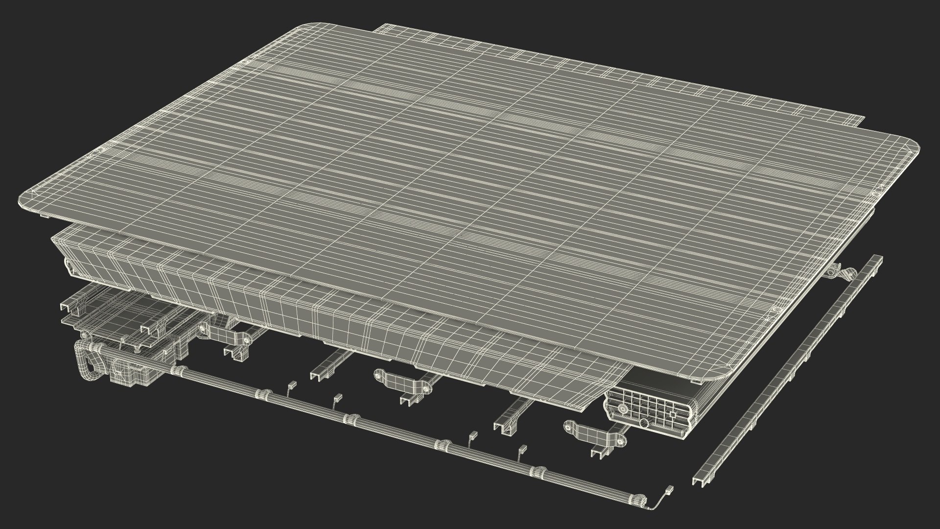 3D Disassembled Electric Car Battery model - TurboSquid 2078071