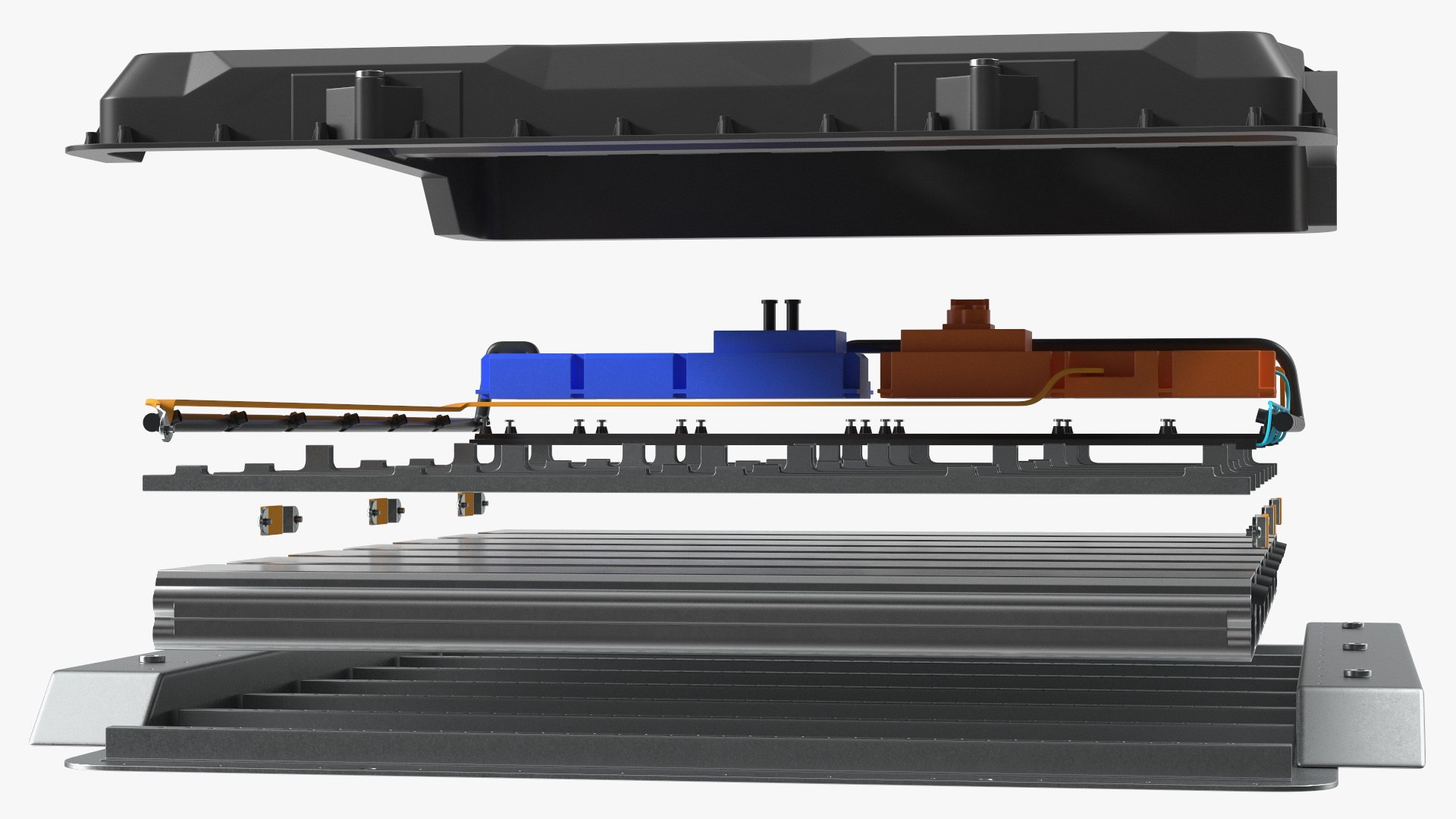 3D Disassembled Electric Car Battery model - TurboSquid 2078071